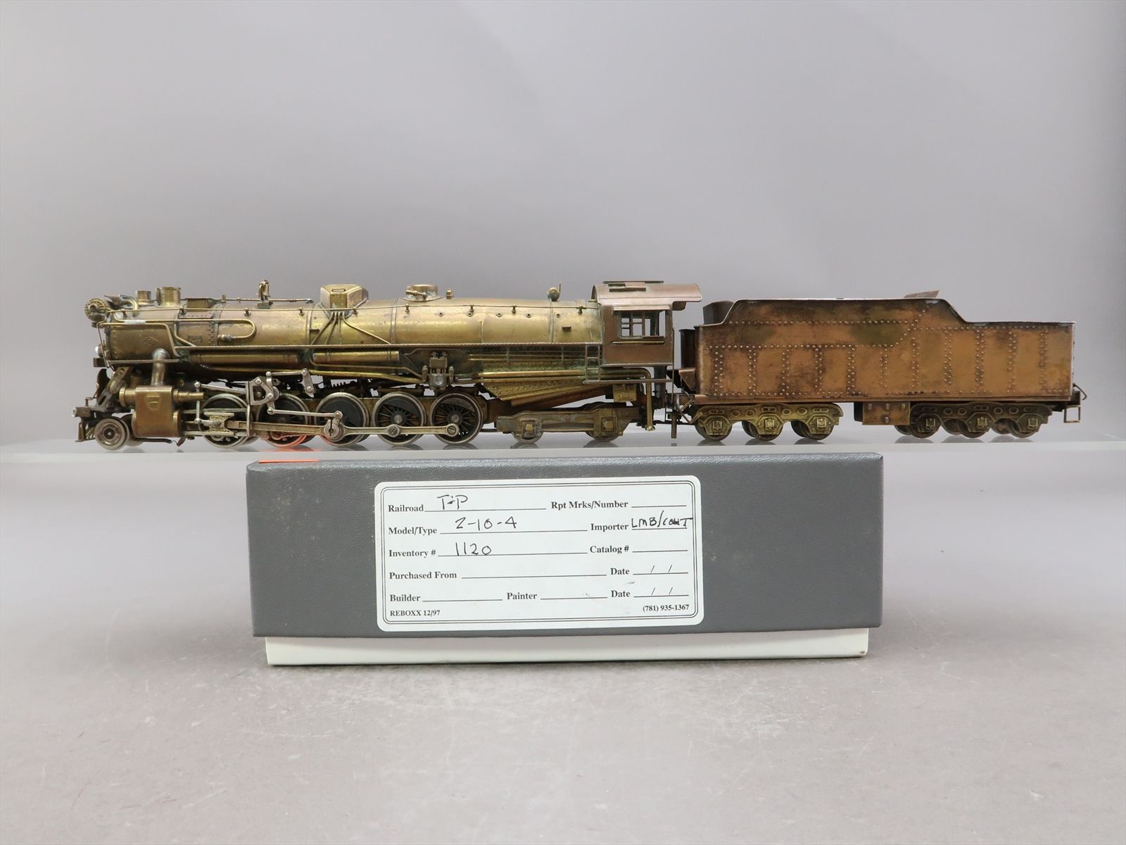 HO Brass Model - LMB L.M. Blum T&P Texas & Pacific 2-10-4 - Unpainted ...