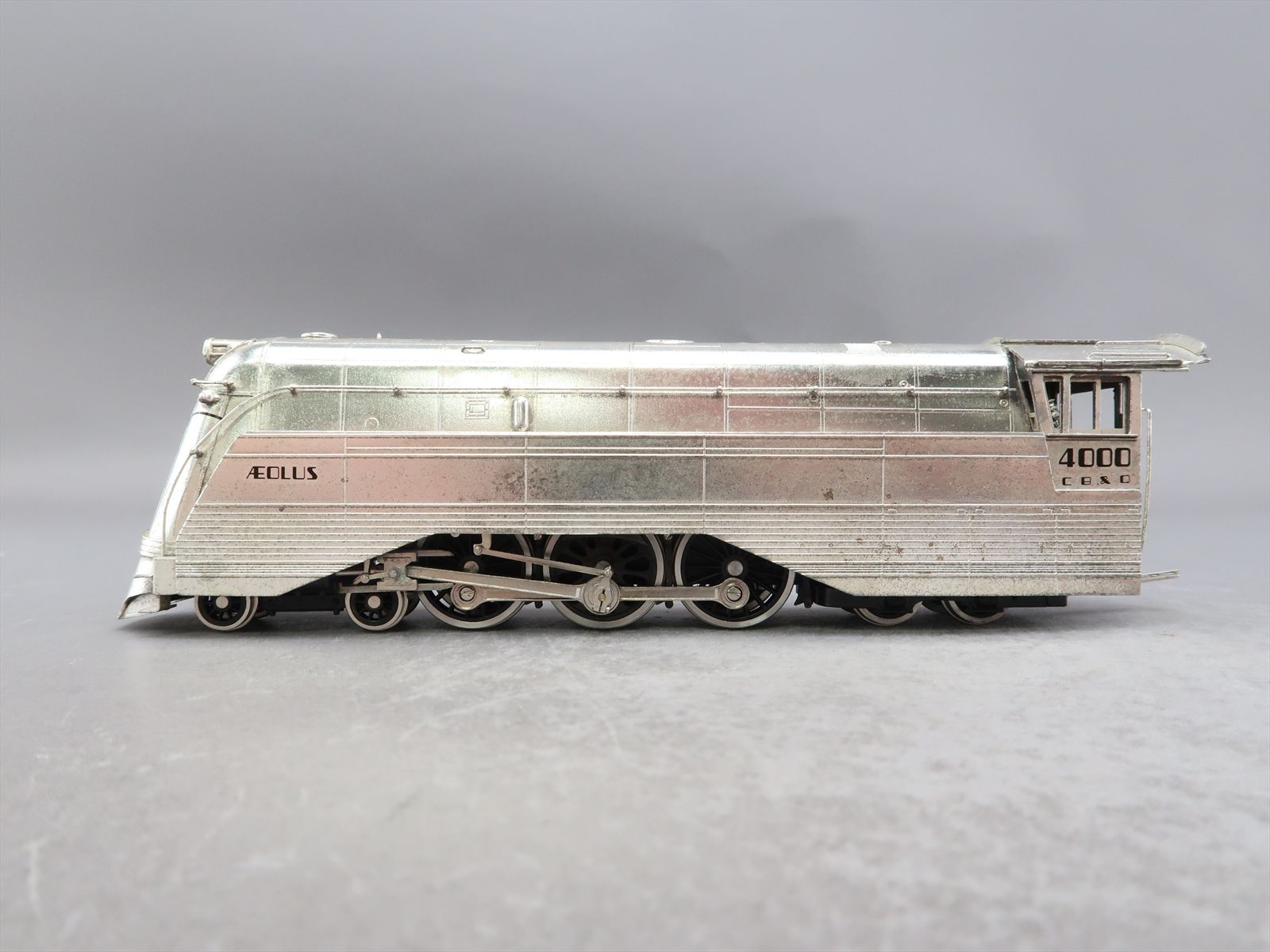 HO Brass Model - NPP CB&Q Burlington Aeolus 4-6-4 S-4A Streamlined ...