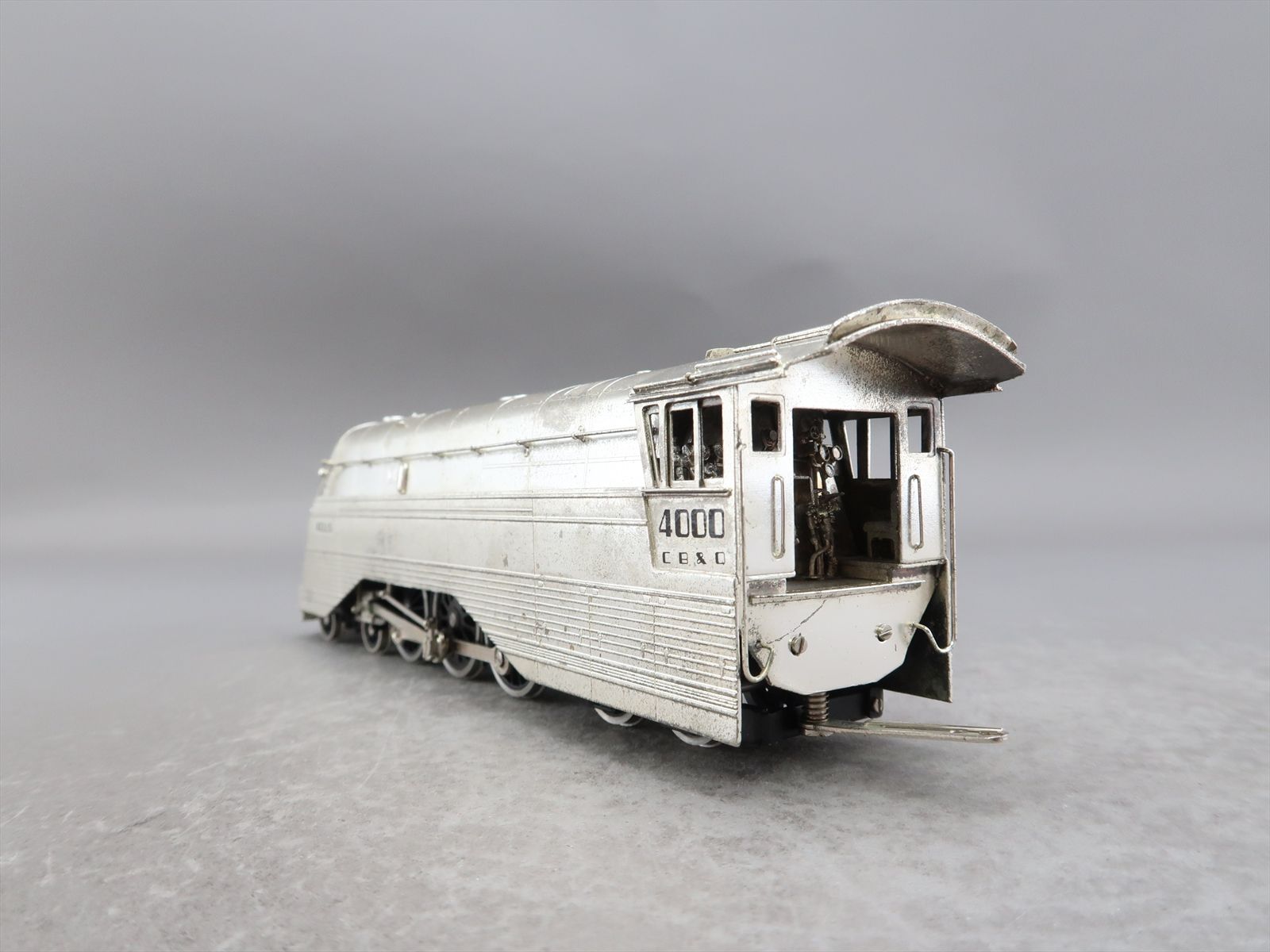 HO Brass Model - NPP CB&Q Burlington Aeolus 4-6-4 S-4A Streamlined ...