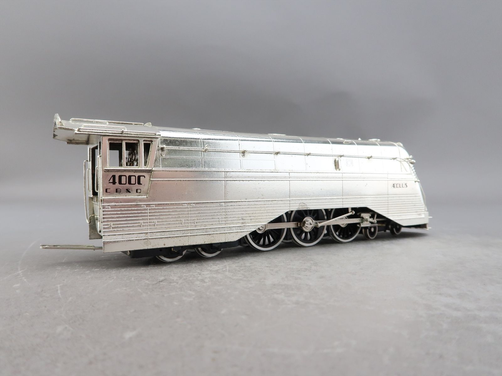 HO Brass Model - NPP CB&Q Burlington Aeolus 4-6-4 S-4A Streamlined ...
