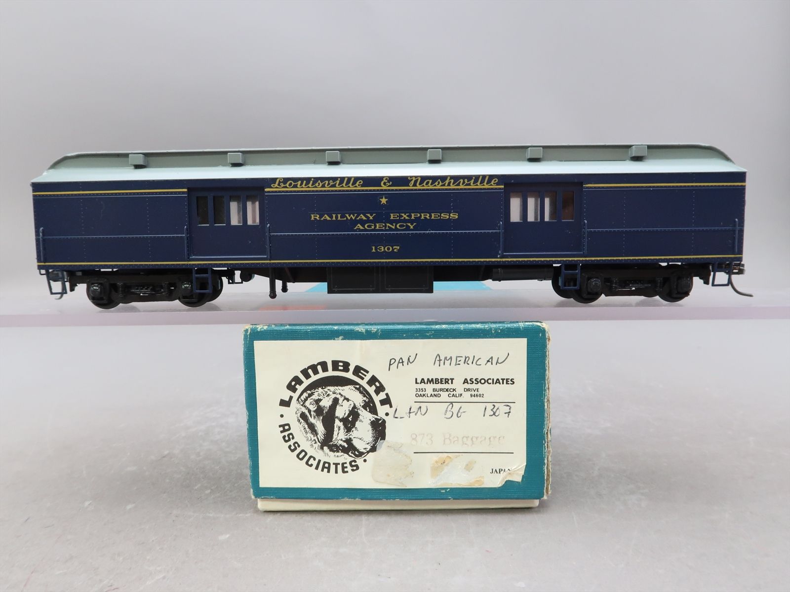 HO Brass Model - Lambert 873 L&N Louisville & Nashville Baggage Car 60 ...