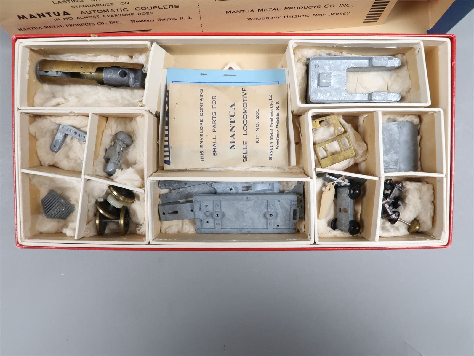 HO Diecast Kit - Mantua 205 Belle of the Eighties Loco & Tender Kit 4-4 ...