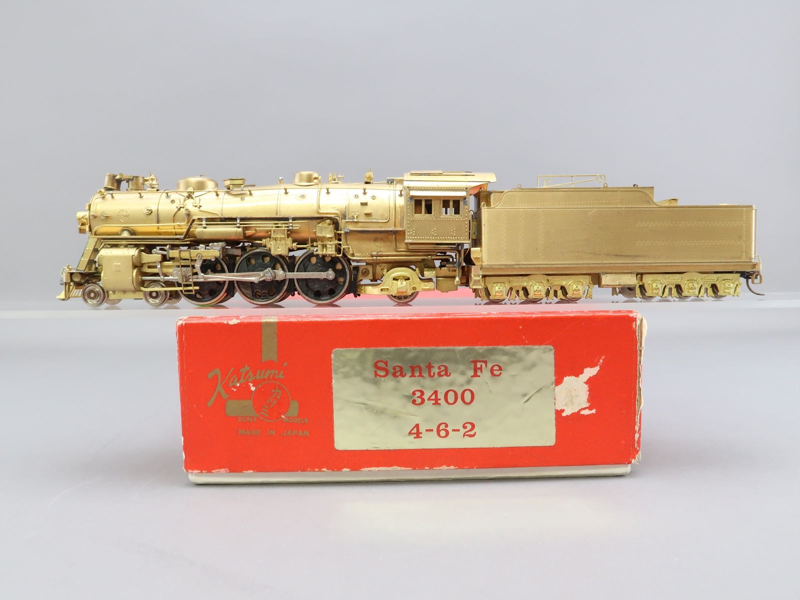 HO Brass Model - Balboa AT&SF Santa Fe 4-6-2 3400 Class - Unpainted ...