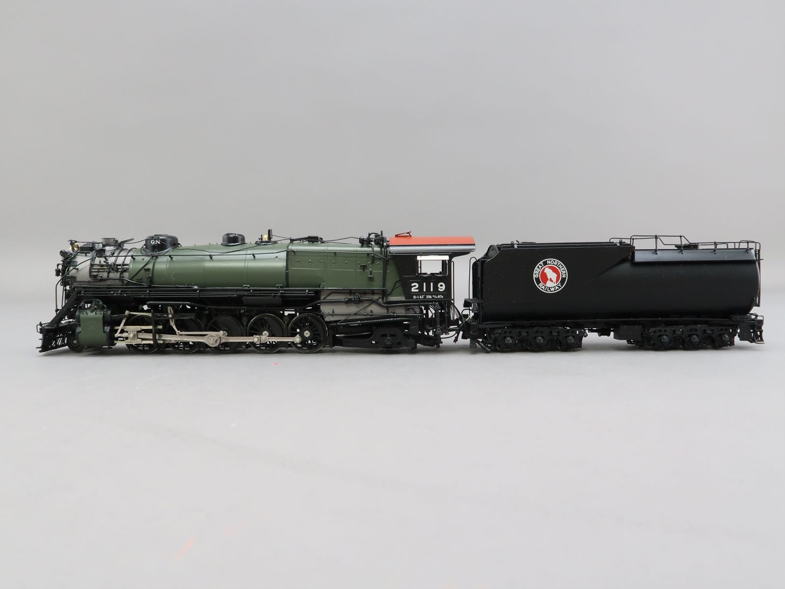 HO Brass Model - CIL 2287.1 GN Great Northern Q-1 2-10-2 Green Boiler ...