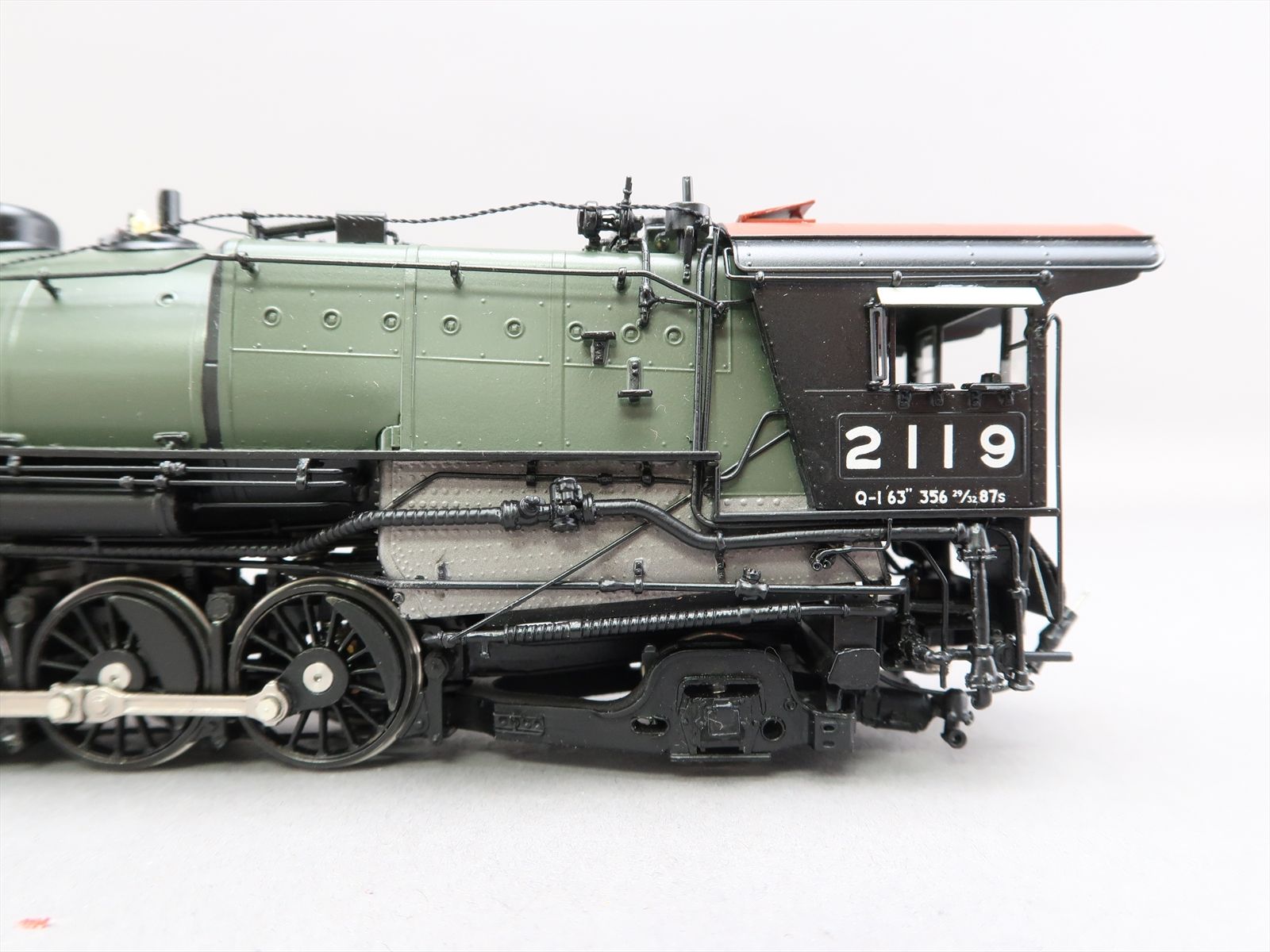 HO Brass Model - CIL 2287.1 GN Great Northern Q-1 2-10-2 Green Boiler ...