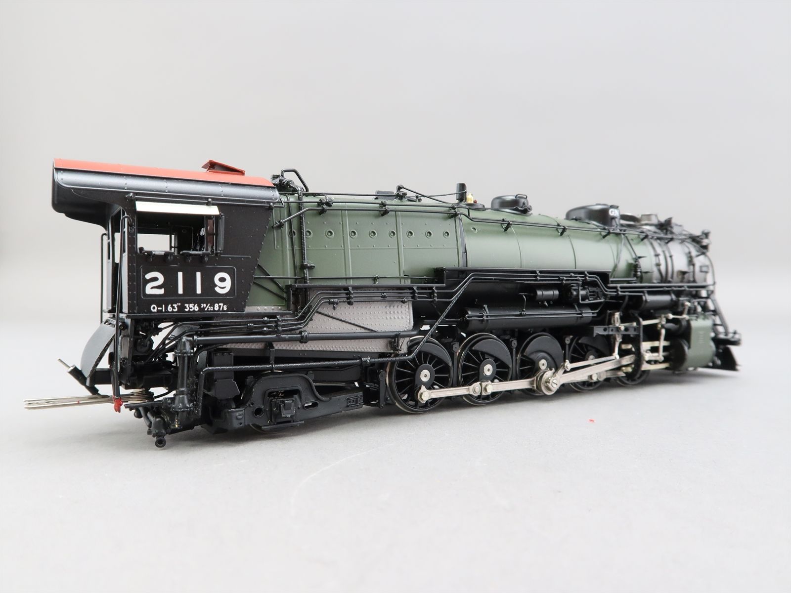 HO Brass Model - CIL 2287.1 GN Great Northern Q-1 2-10-2 Green Boiler ...