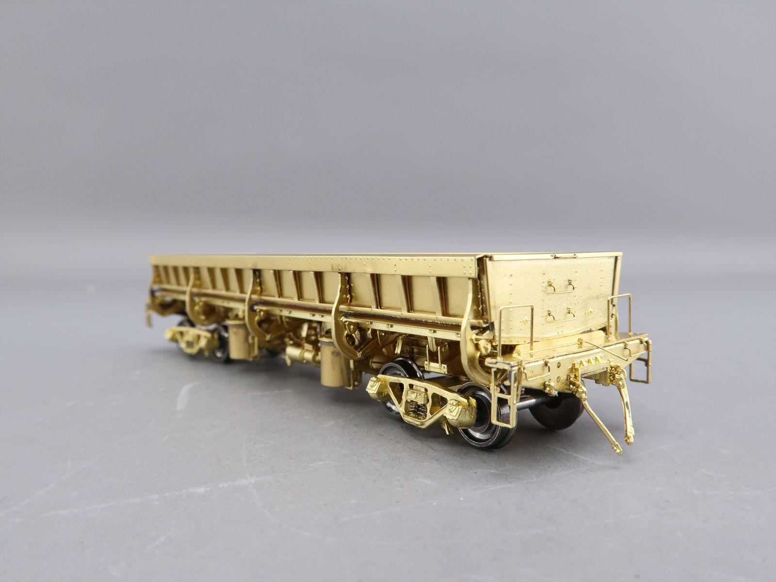 HO Brass Model - W&R Magor Side Dump Car - Unpainted - 1999 Run - Boo-Rim