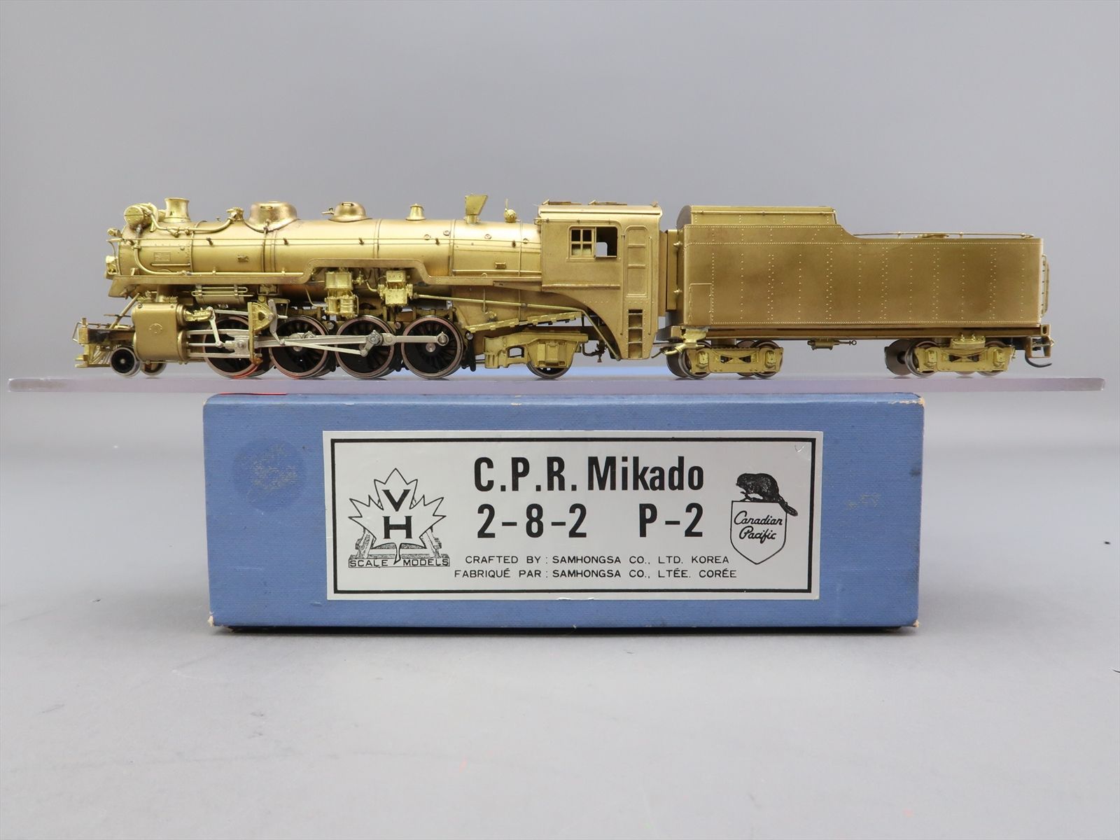 HO Brass Model - VH Van Hobbies CPR Canadian Pacific P-2 2-8-2 ...