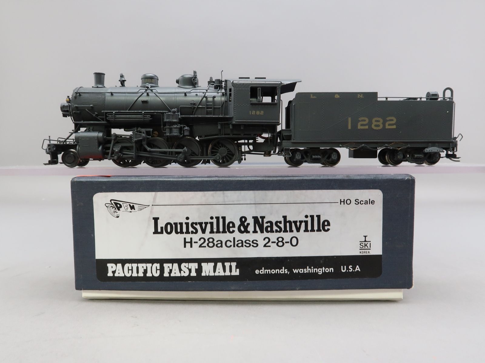 HO Brass Model - PFM L&N Louisville & Nashville H-28a 2-8-0 #1282 ...
