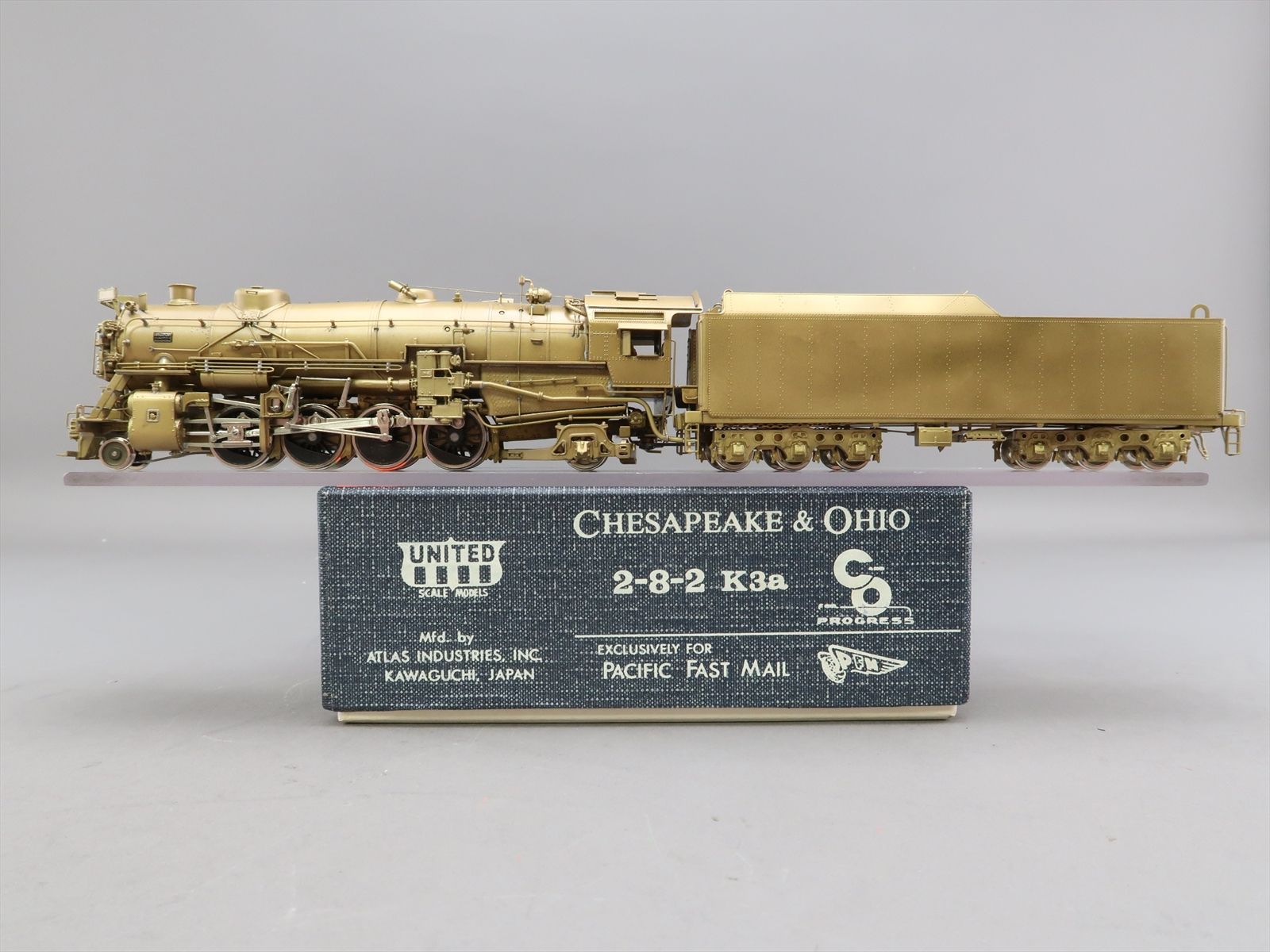 HO Brass Model – PFM C&O Chesapeake & Ohio K3a 2-8-2 – Unpainted – 1980 ...