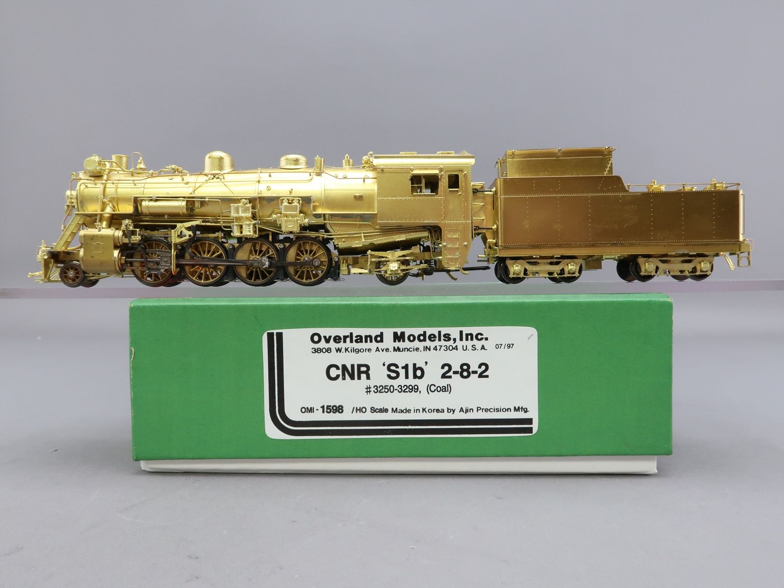 HO Brass Model - OMI 1598 CN CNR Canadian National S1b 2-8-2 #3250 - 3299 Coal Version ...