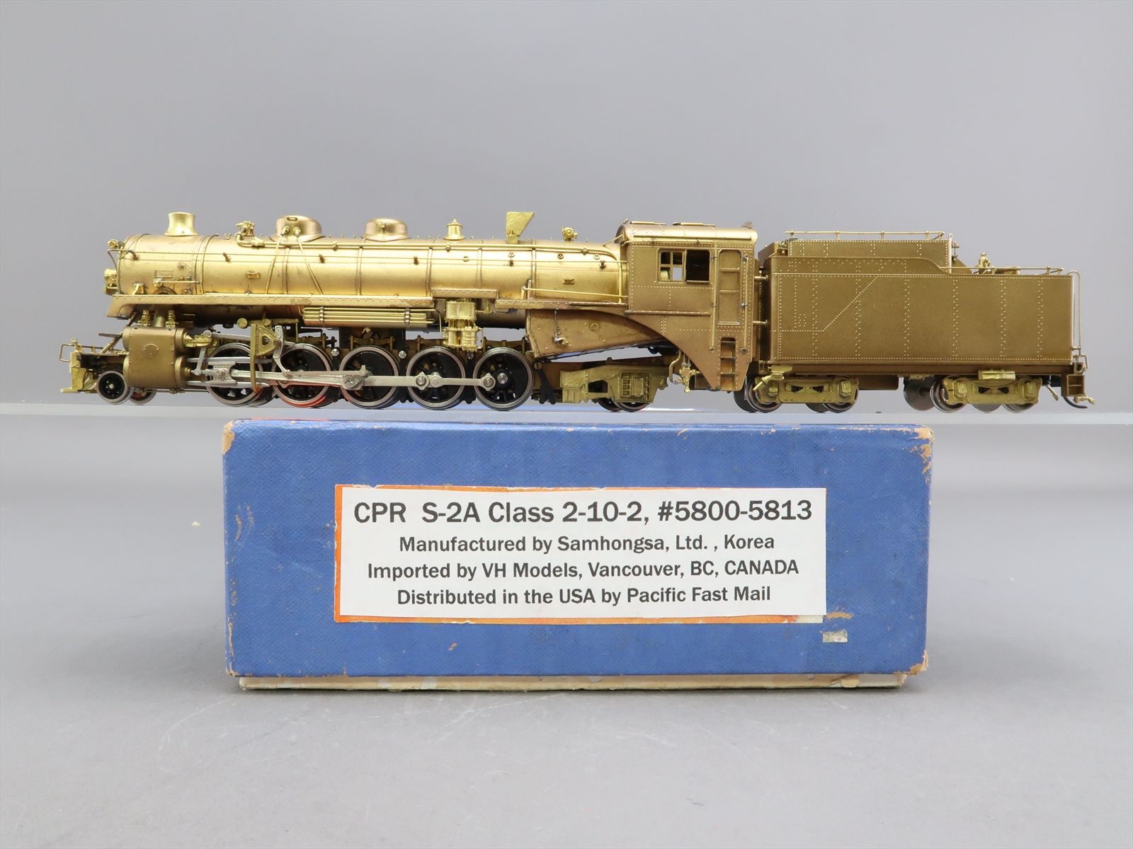 HO Brass Model - VH CP CPR Canadian Pacific 2-10-2 S-2a - Unpainted ...