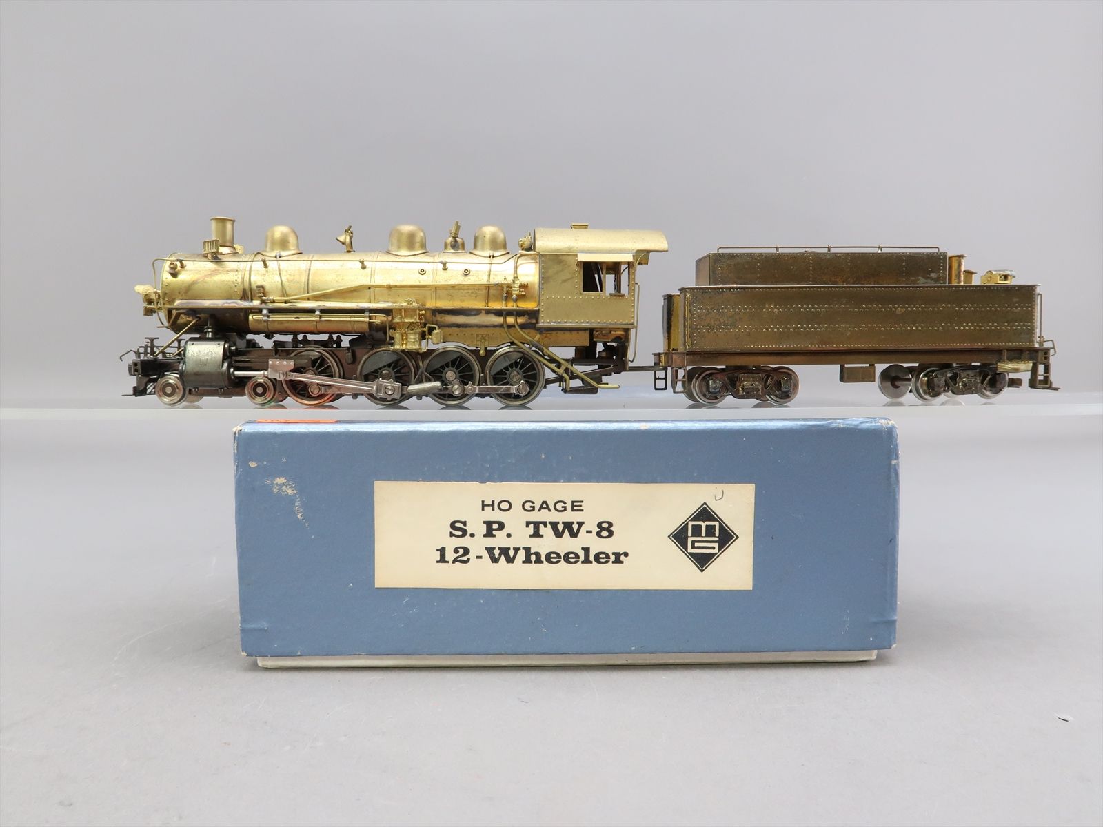 HO Brass Model - MG Max Gray SP Southern Pacific TW-8 Twelve Wheeler 4 ...