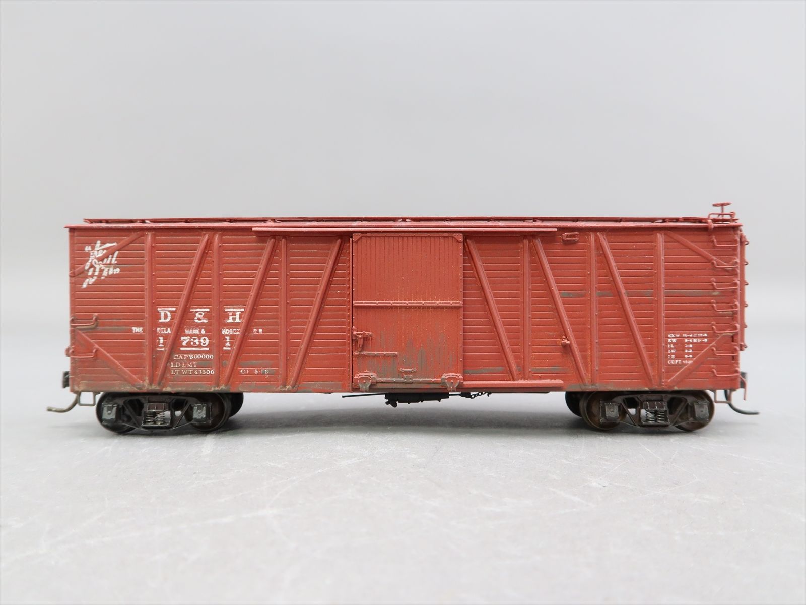 HO Brass Model - OMI 3098 D&H Delaware & Hudson Single Sheath Boxcar w ...