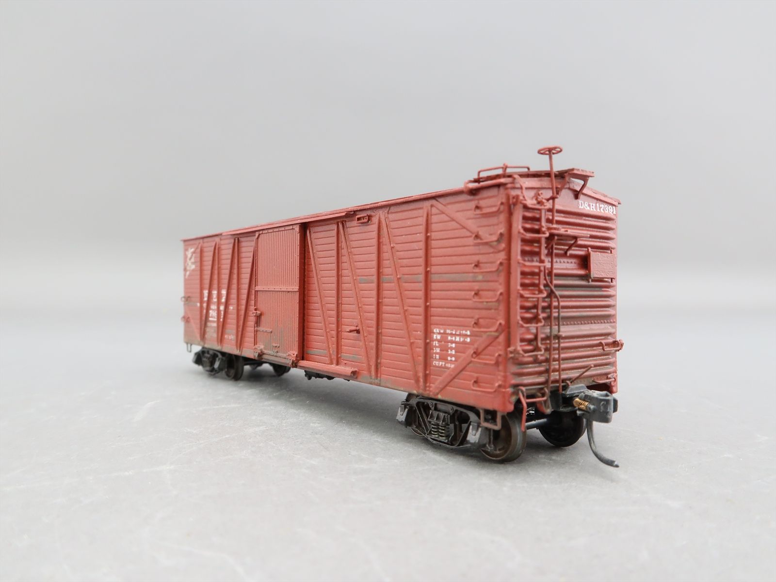 HO Brass Model - OMI 3098 D&H Delaware & Hudson Single Sheath Boxcar w ...