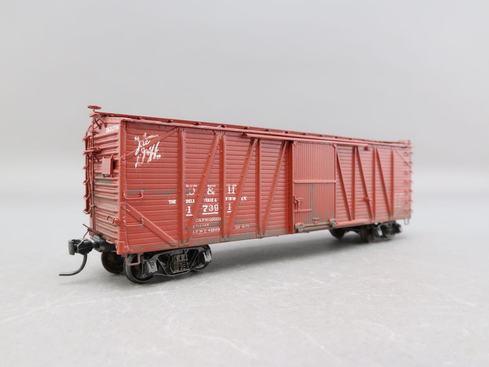 HO Brass Model - OMI 3098 D&H Delaware & Hudson Single Sheath Boxcar w ...