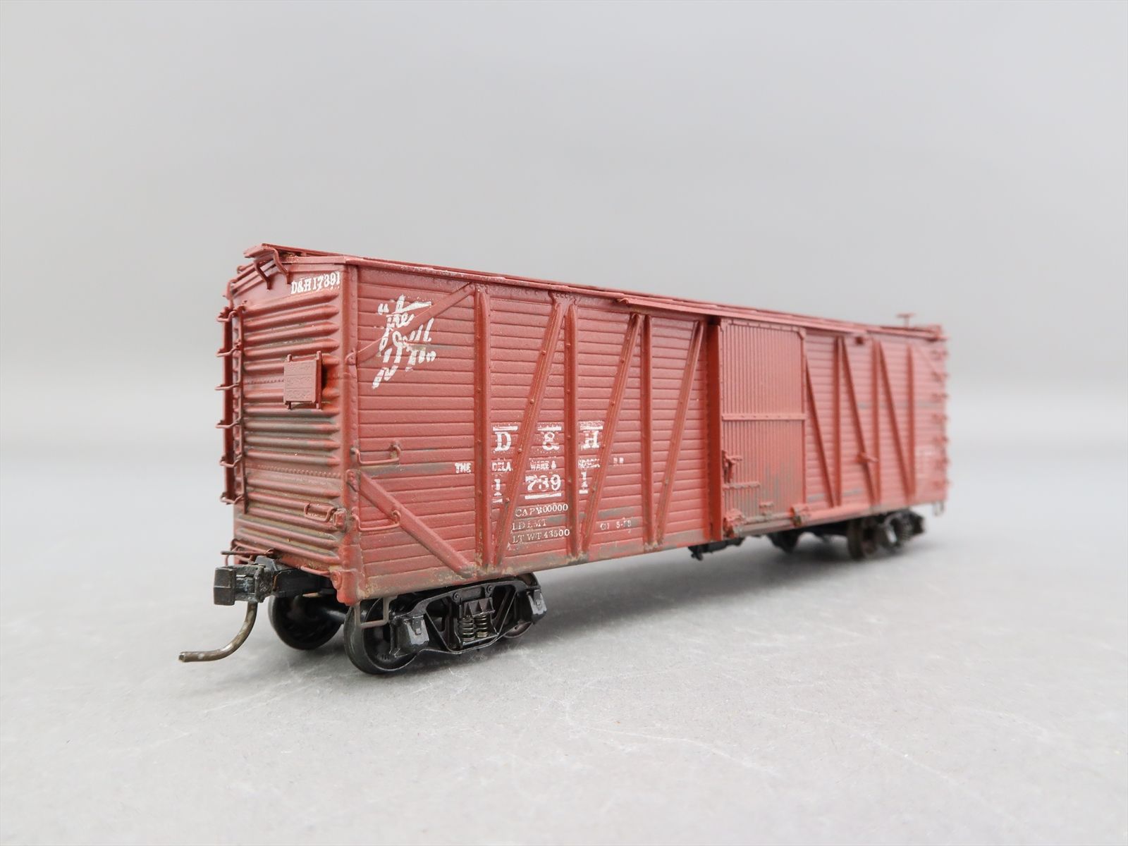 HO Brass Model - OMI 3098 D&H Delaware & Hudson Single Sheath Boxcar w ...
