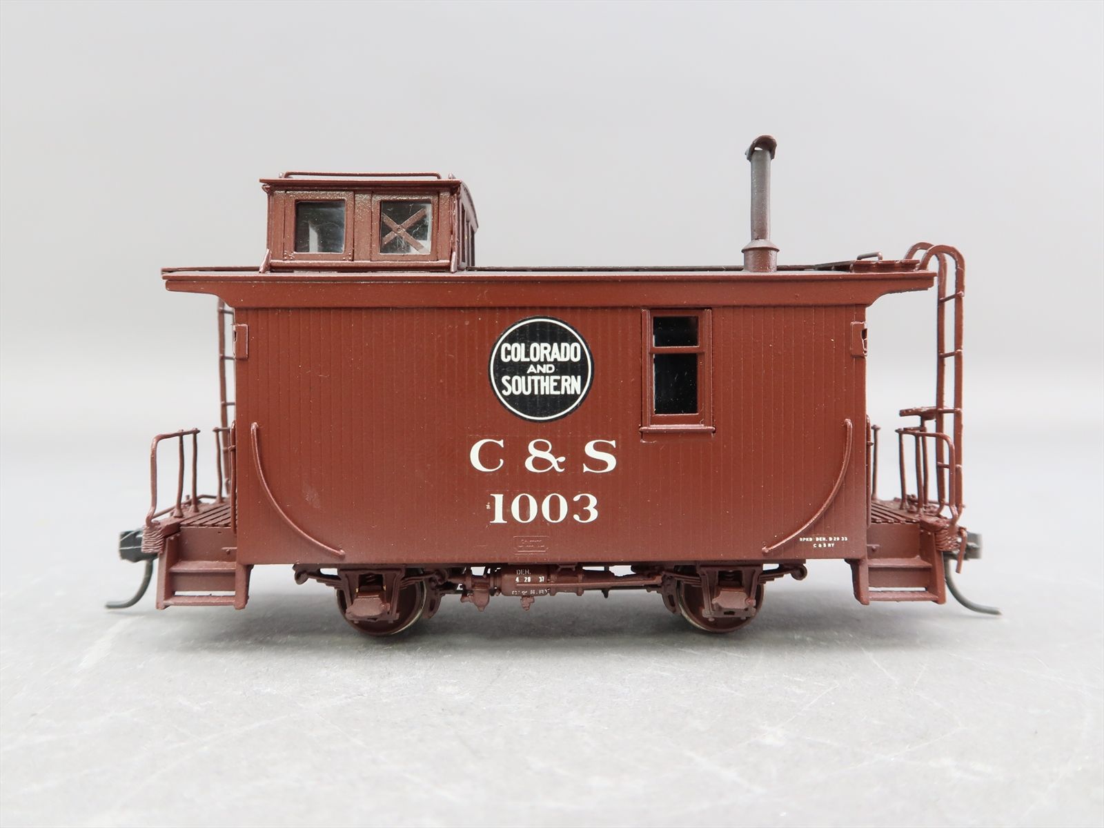 Sn3 Brass Model - OMI 1697 C&S Colorado & Southern Wood Caboose #1003 ...