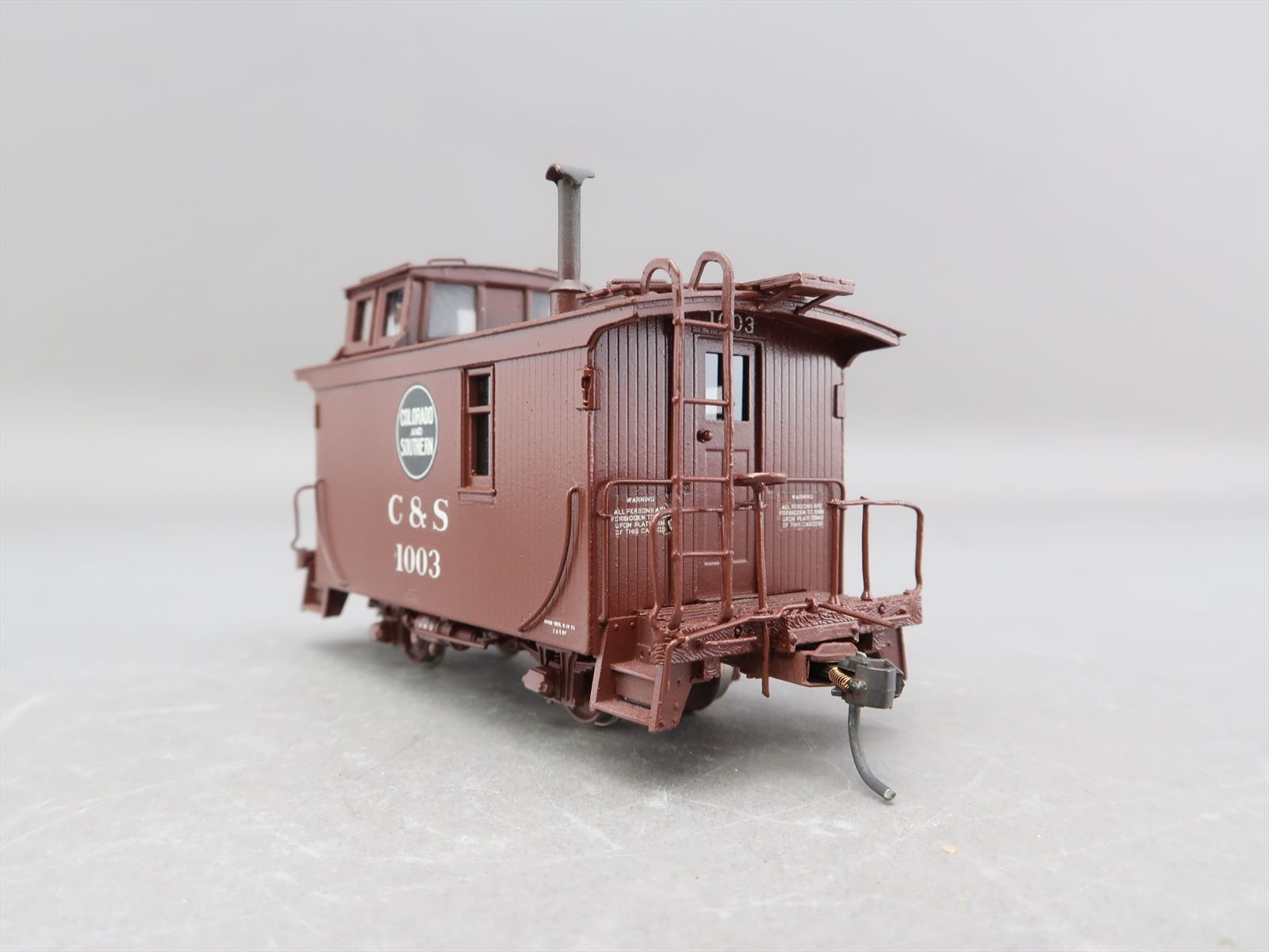Sn3 Brass Model - OMI 1697 C&S Colorado & Southern Wood Caboose #1003 ...