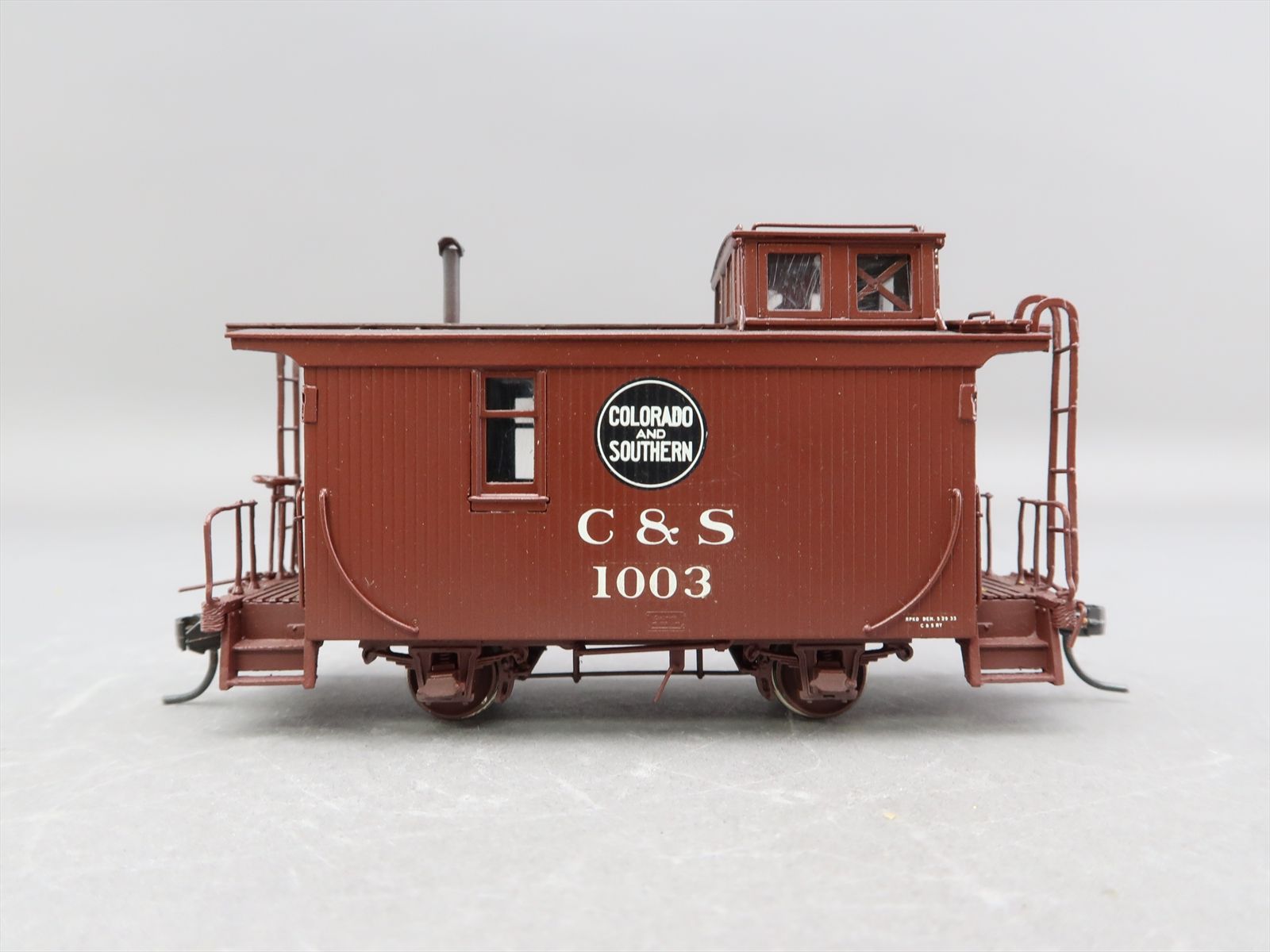 Sn3 Brass Model - OMI 1697 C&S Colorado & Southern Wood Caboose #1003 ...