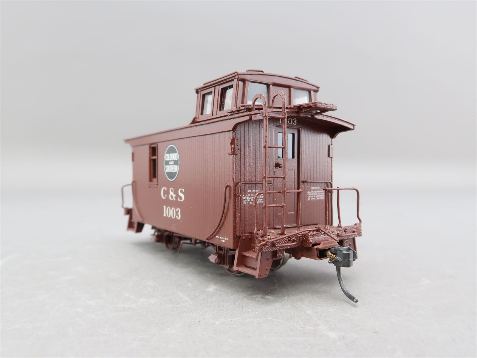 Sn3 Brass Model - OMI 1697 C&S Colorado & Southern Wood Caboose #1003 ...