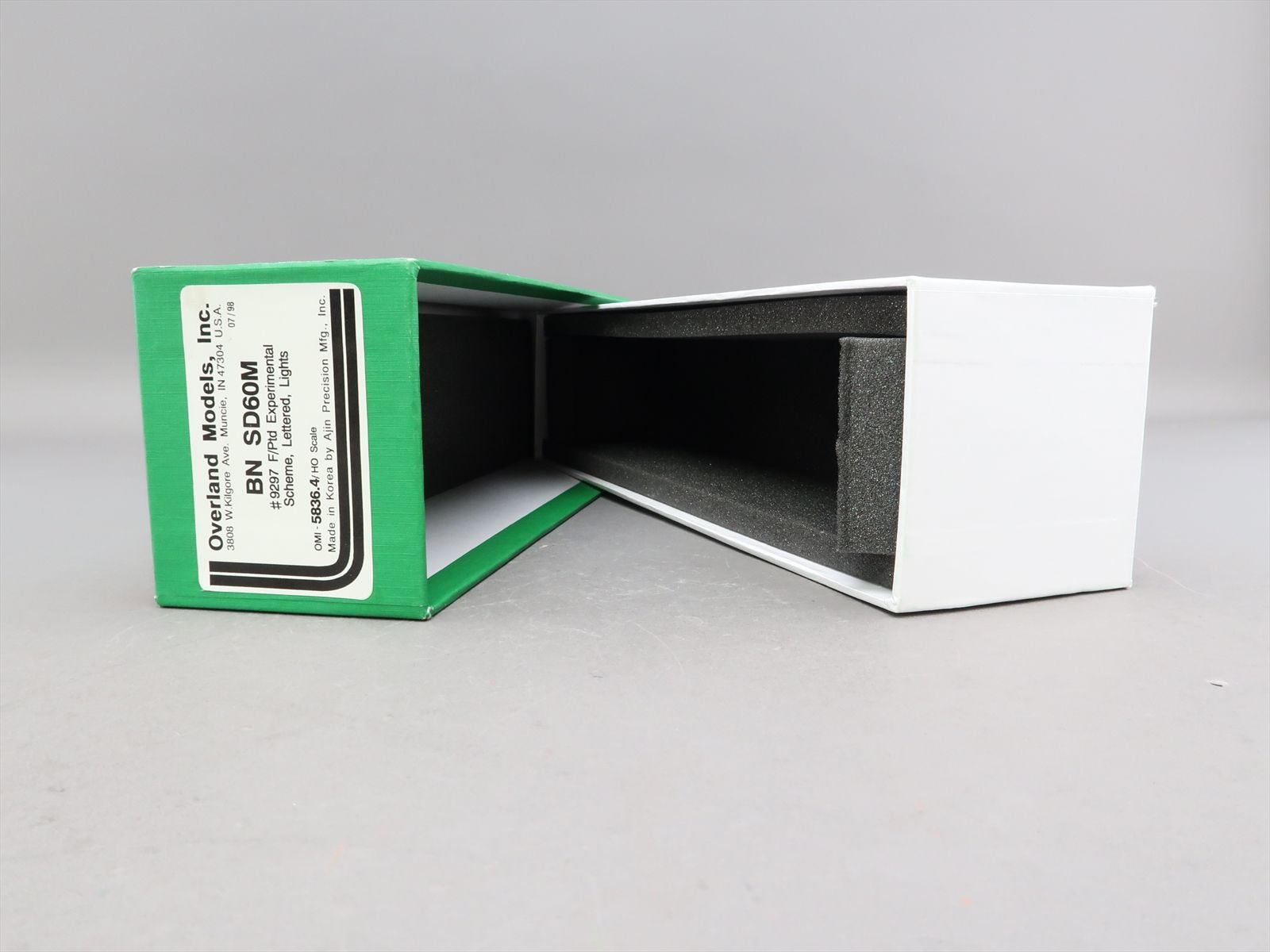 HO Brass Model - OMI 5836.4 BN Burlington Northern Experimental Scheme #9297 - F/P - 1998 Run - Ajin