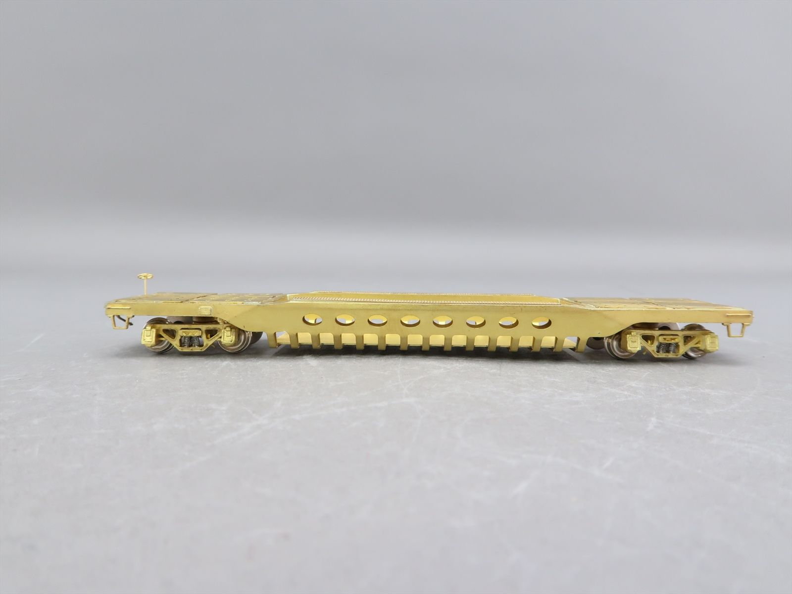 HO Brass Model - OMI 3035 LV Lehigh Valley 46' Deep Well Flat Car #9955 ...