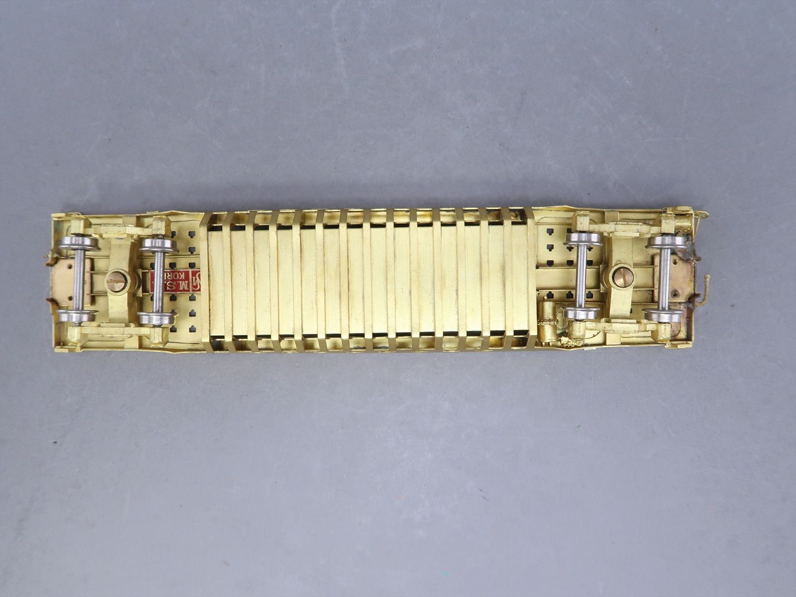 HO Brass Model - OMI 3035 LV Lehigh Valley 46' Deep Well Flat Car #9955 ...