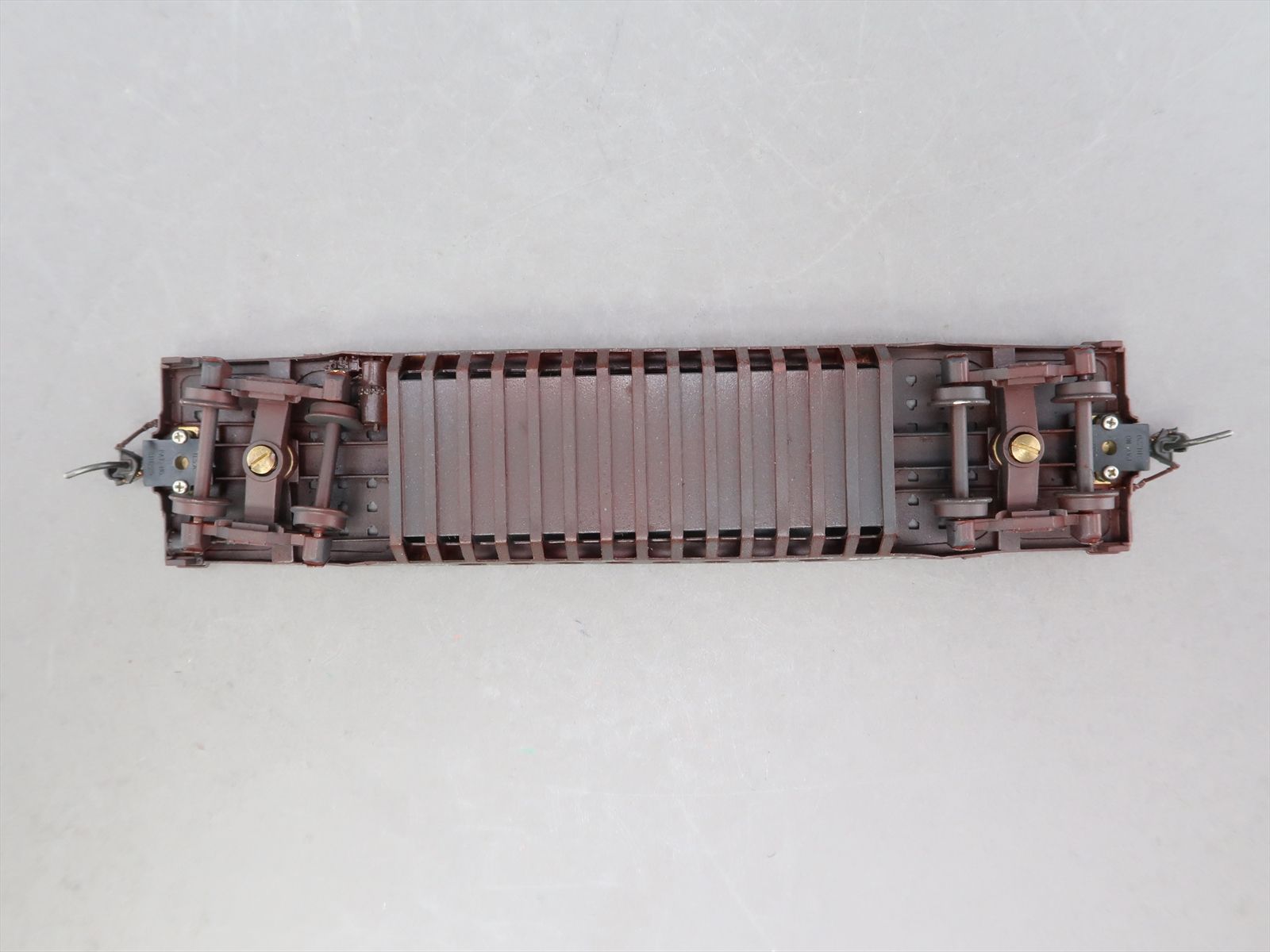 HO Brass Model - OMI 3035 LV Lehigh Valley 46' Deep Well Flat Car #9955 ...