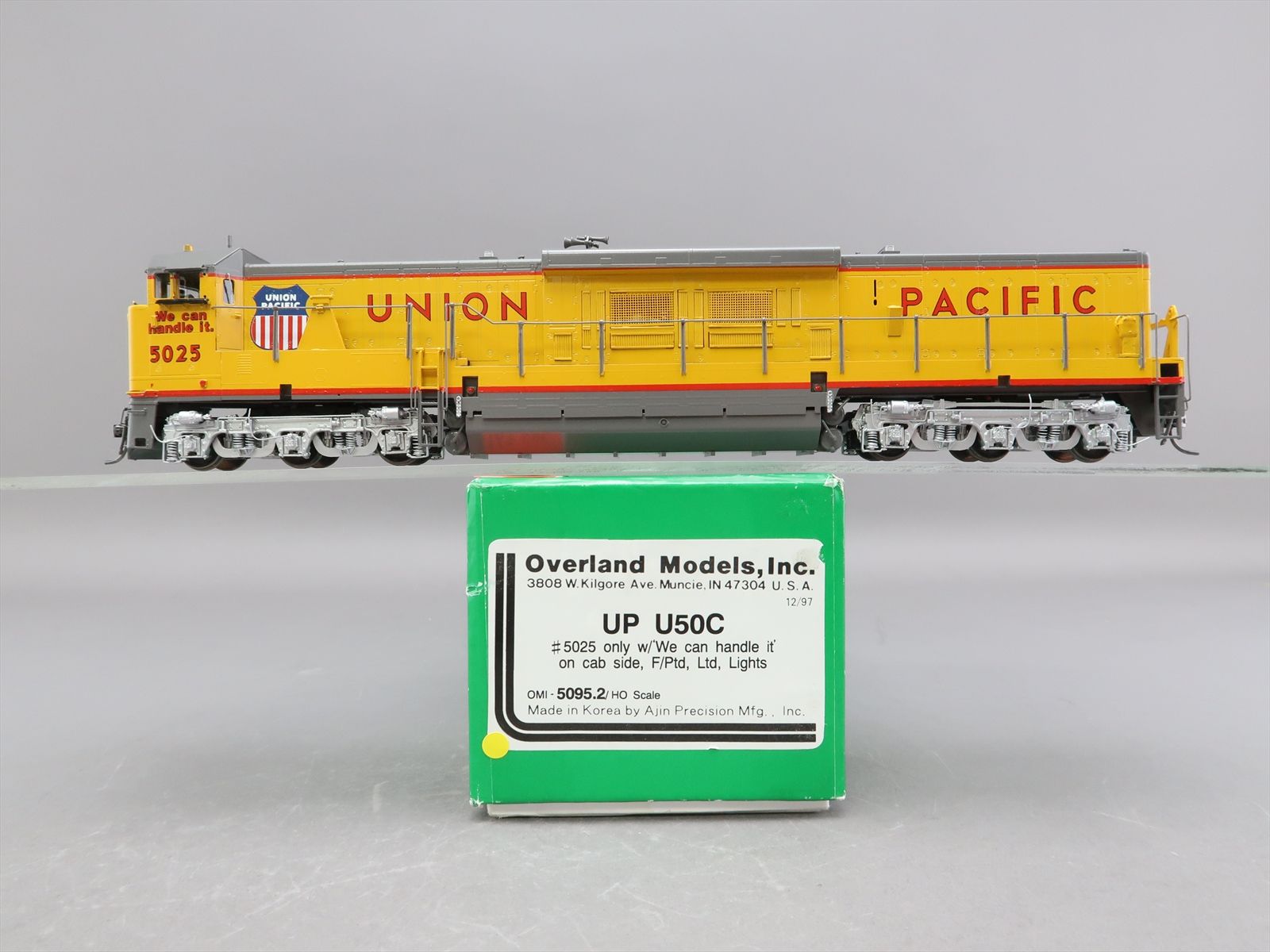 HO Brass Model - OMI 5095.2 UP Union Pacific U50C #5025 - F/P - 1997 Run - Ajin