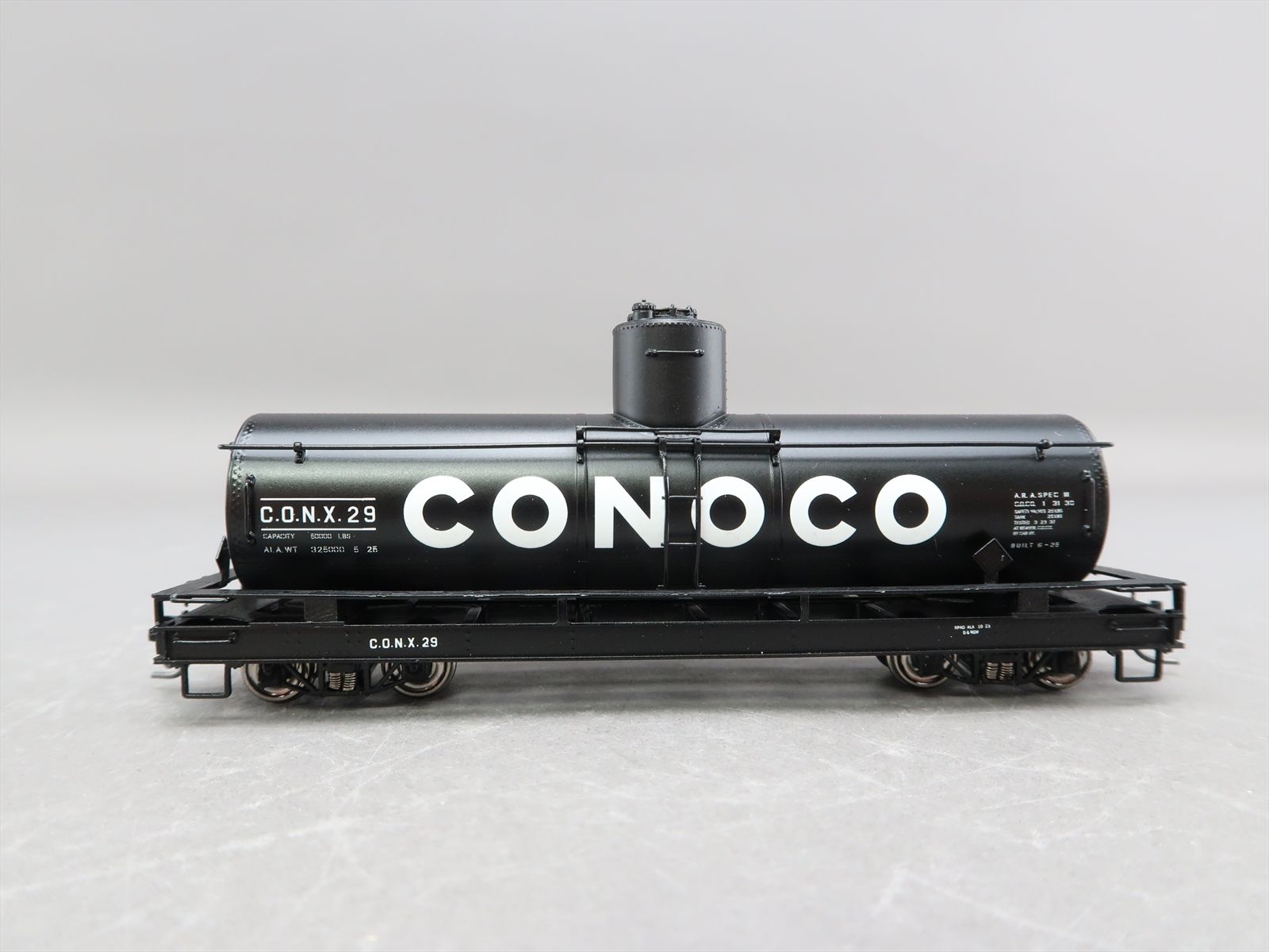 HOn3 Brass Model - DP 3080.1 CONX Conoco Tank Car #29 Narrow Dome - F/P ...