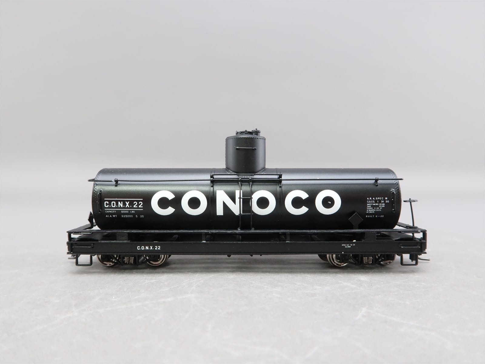 HOn3 Brass Model - DP 3078.1 CONX Conoco Tank Car #22 Narrow Dome - F/P ...