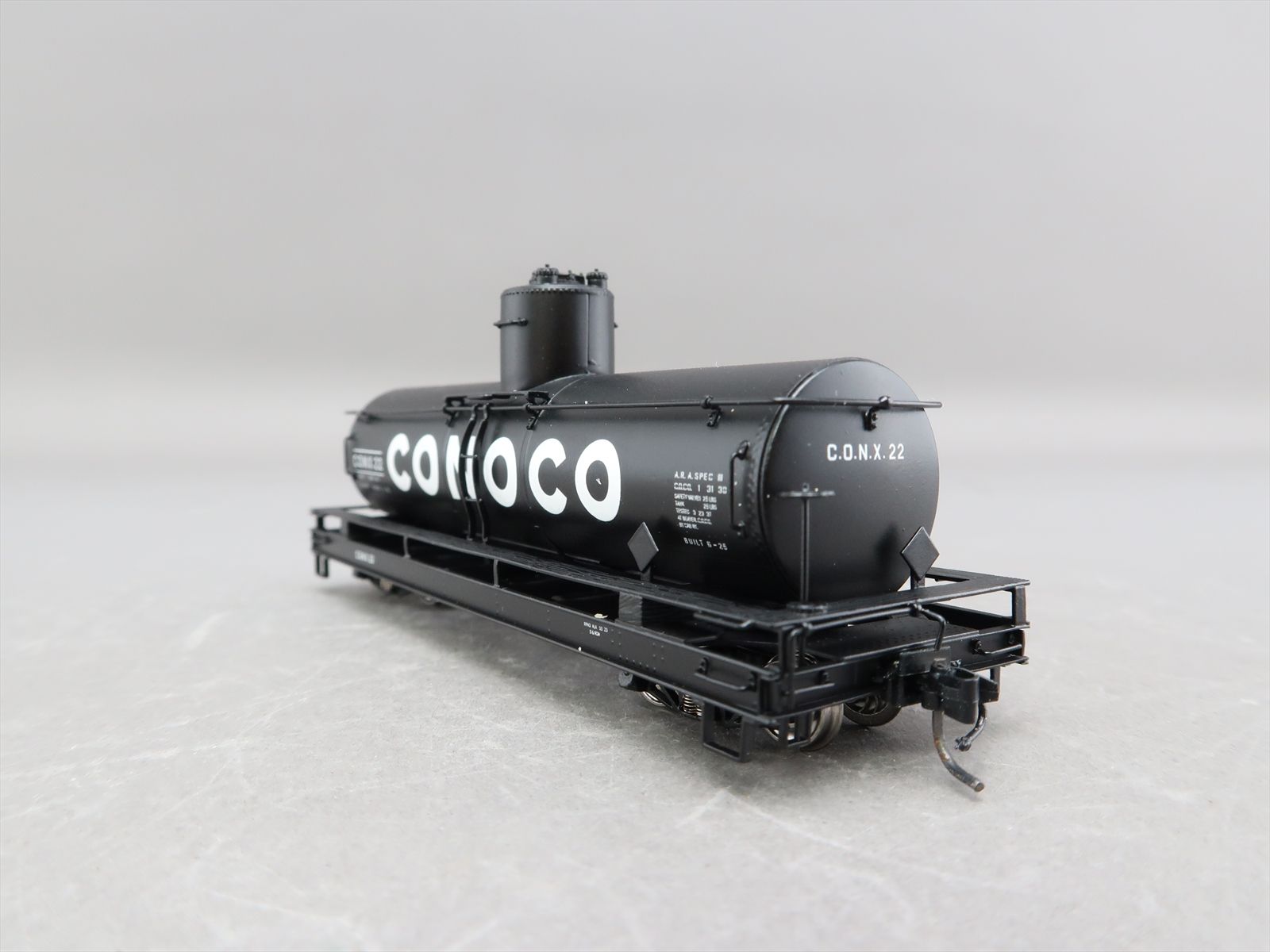 HOn3 Brass Model - DP 3078.1 CONX Conoco Tank Car #22 Narrow Dome - F/P ...