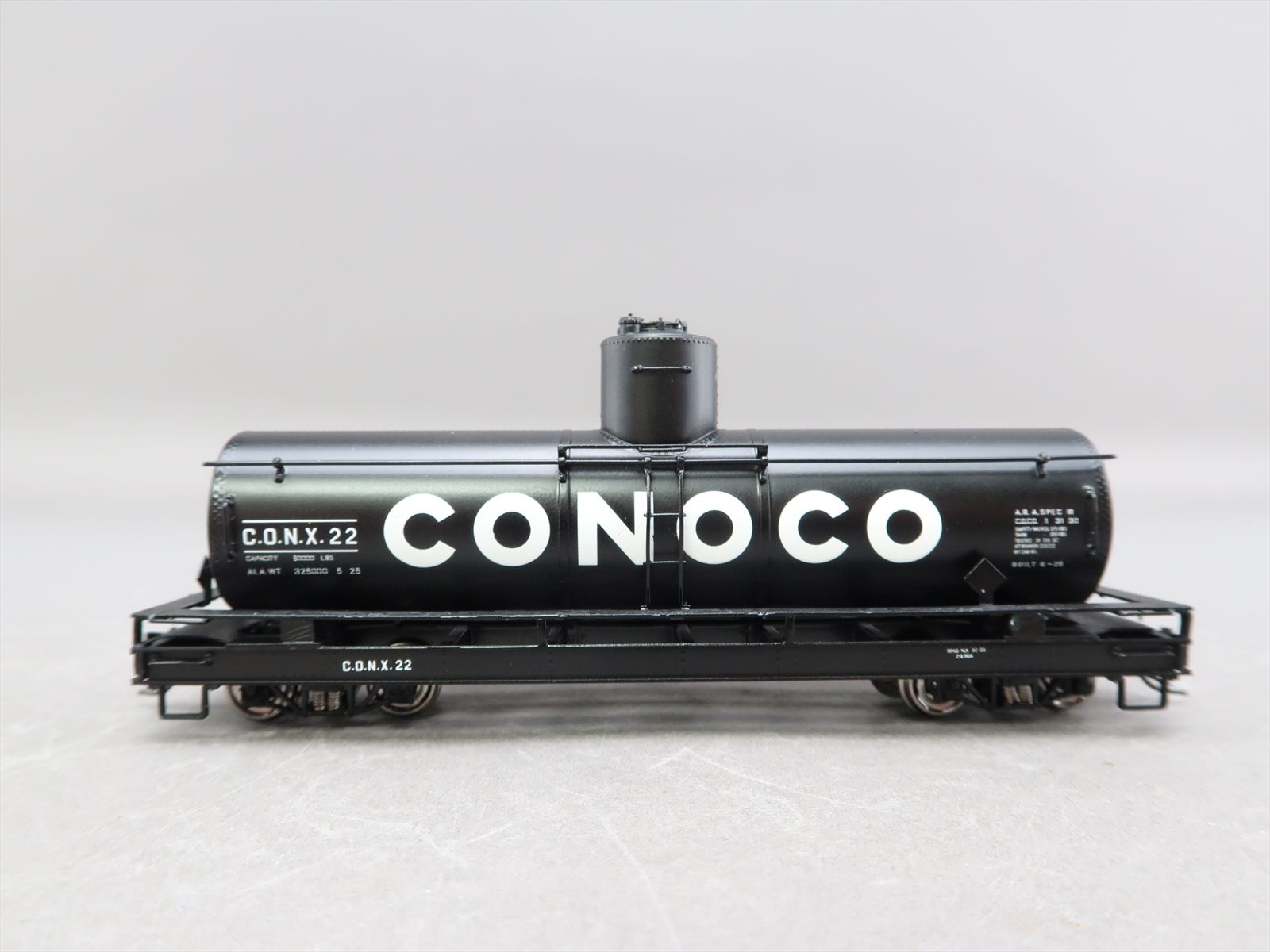 HOn3 Brass Model - DP 3078.1 CONX Conoco Tank Car #22 Narrow Dome - F/P ...