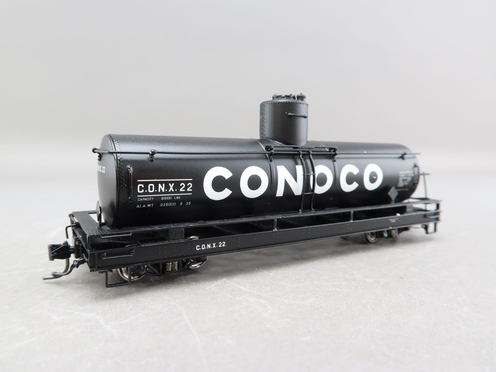 HOn3 Brass Model - DP 3078.1 CONX Conoco Tank Car #22 Narrow Dome - F/P ...