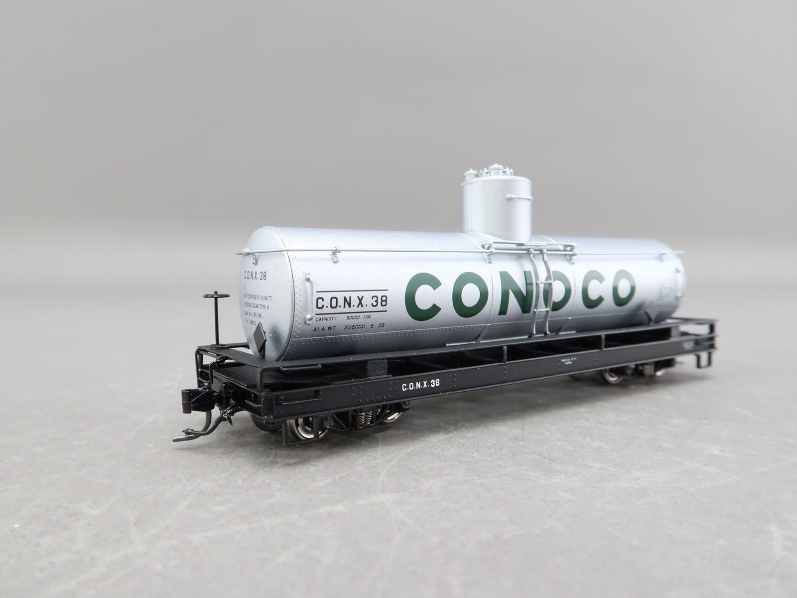 HOn3 Brass Model - DP 3085.1 CONX Conoco Tank Car #38 Narrow Dome - F/P ...
