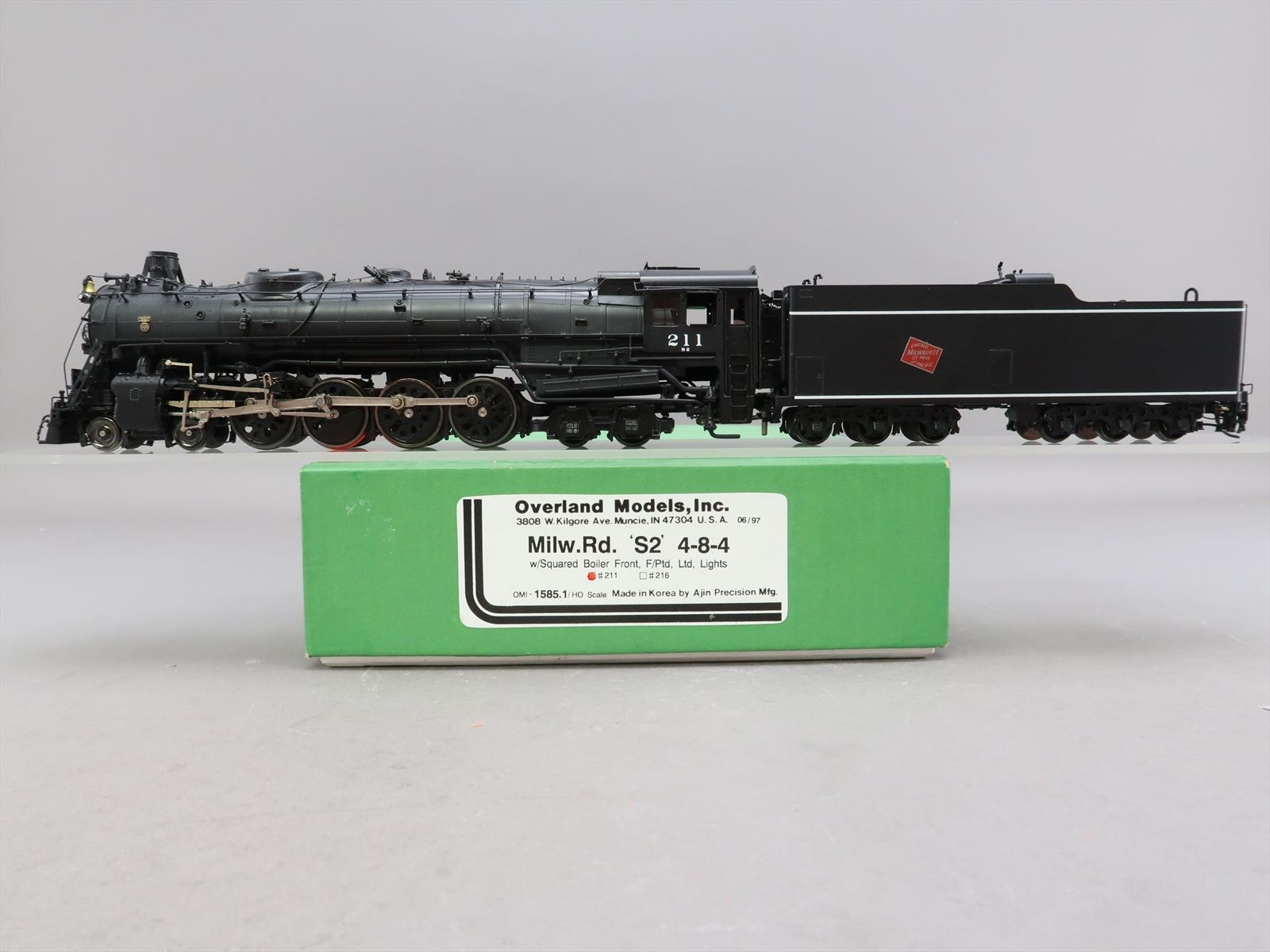 HO Brass Model - OMI 1585.1 Milwaukee 4-8-4 S-2 Squared Boiler Front ...