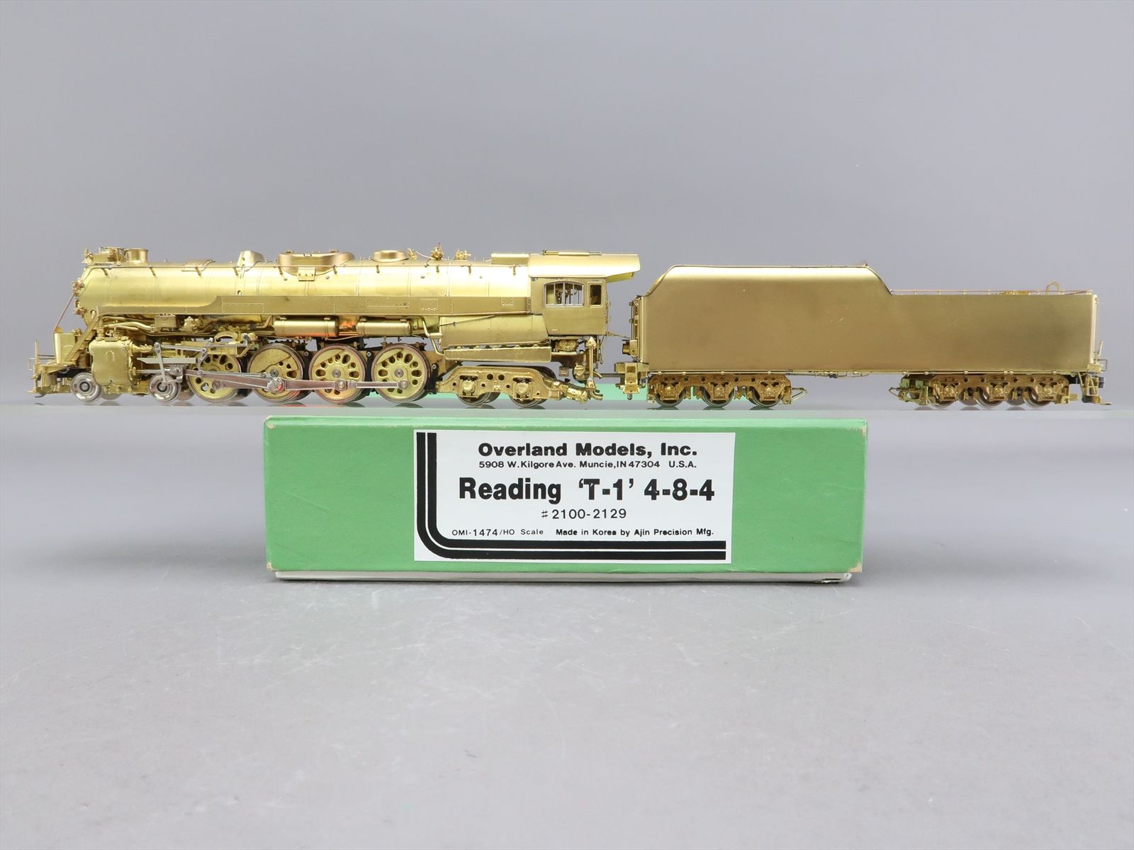 HO Brass Model – OMI 1474 RDG Reading T-1 4-8-4 Steam – Unpainted ...
