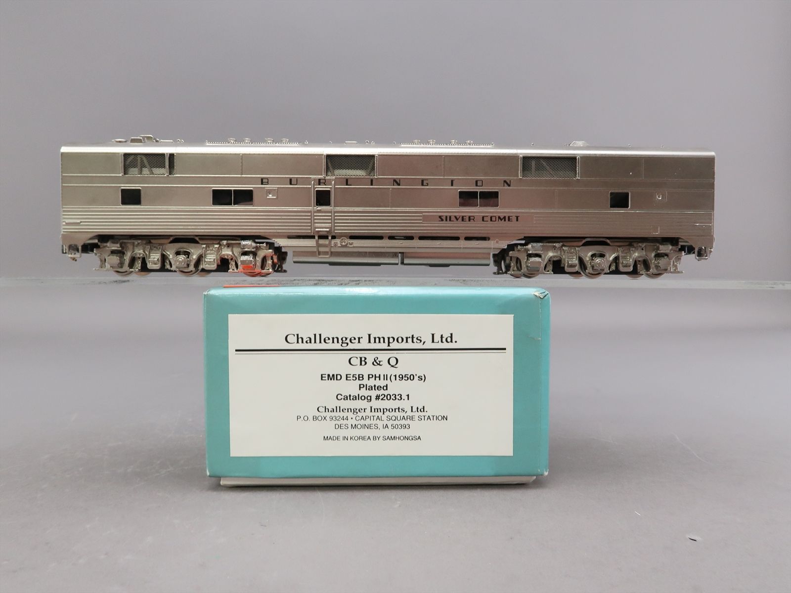HO Brass Model - CIL 2033.1 CB&Q Burlington E5 E5B Phase II 1950's ...