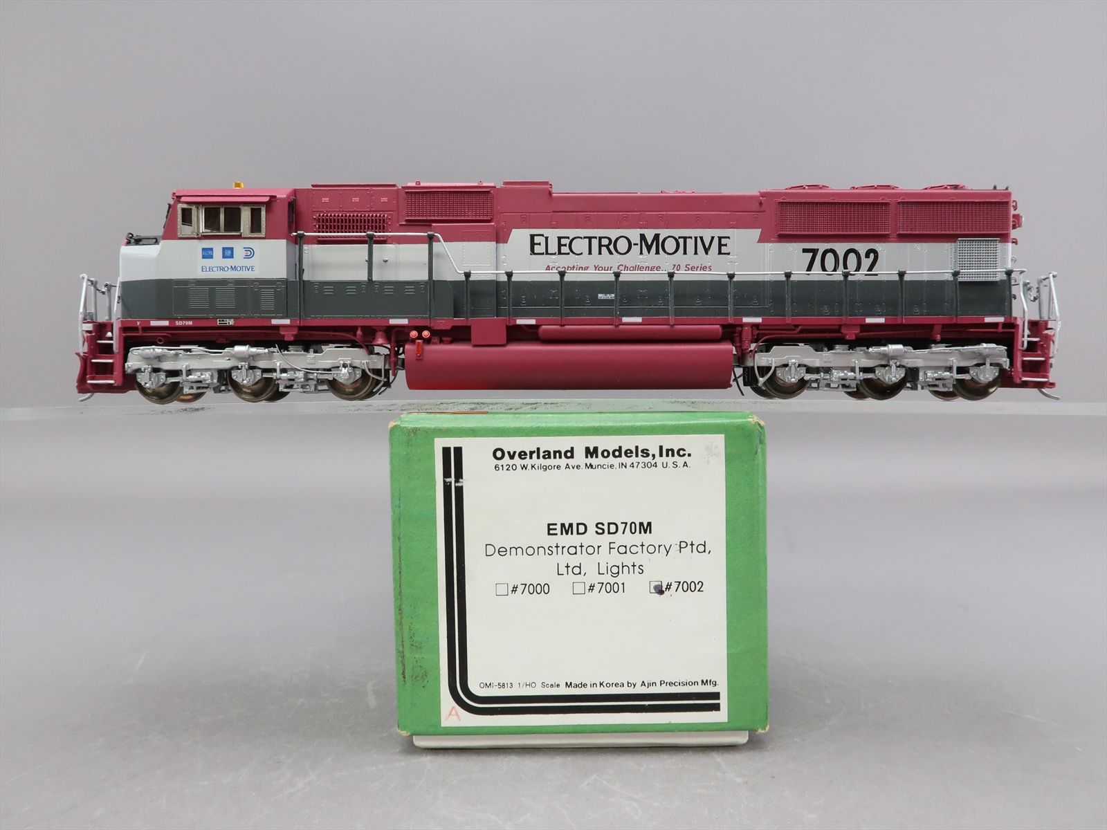 HO Brass Model - OMI 5813.1 EMD Demonstrator SD70M Demo #7002 - F/P - 1995 Run - Ajin