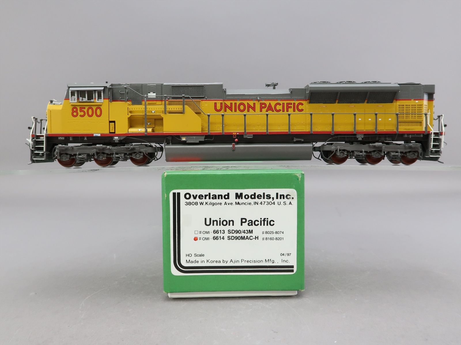 HO Brass Model - OMI 6614 UP Union Pacific SD90MAC-H 6000HP #8500 - Custom + Pro DCC + Sound by ...