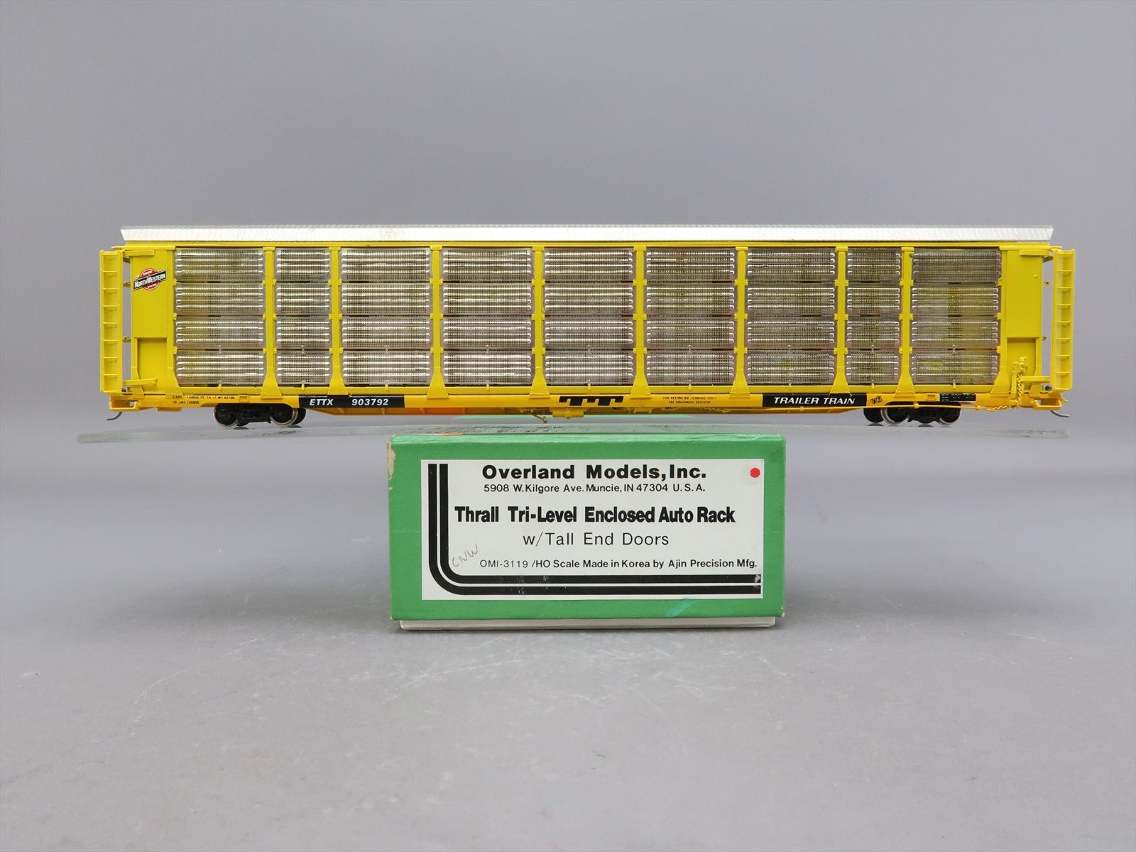 HO Brass Model - OMI 3119 C&NW Chicago & Northwestern TTUX Thrall Tri ...