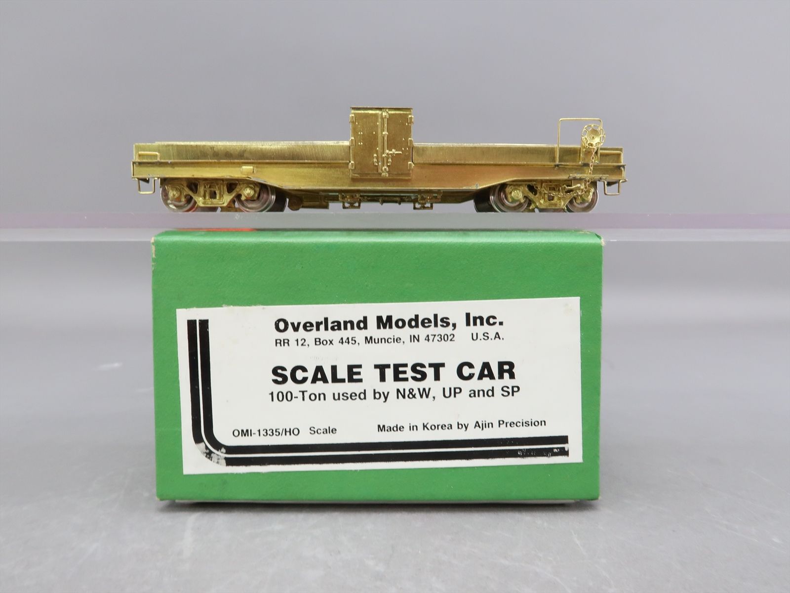HO Brass Model - OMI 1335 100-Ton Scale Test Car N&W / UP / SP ...