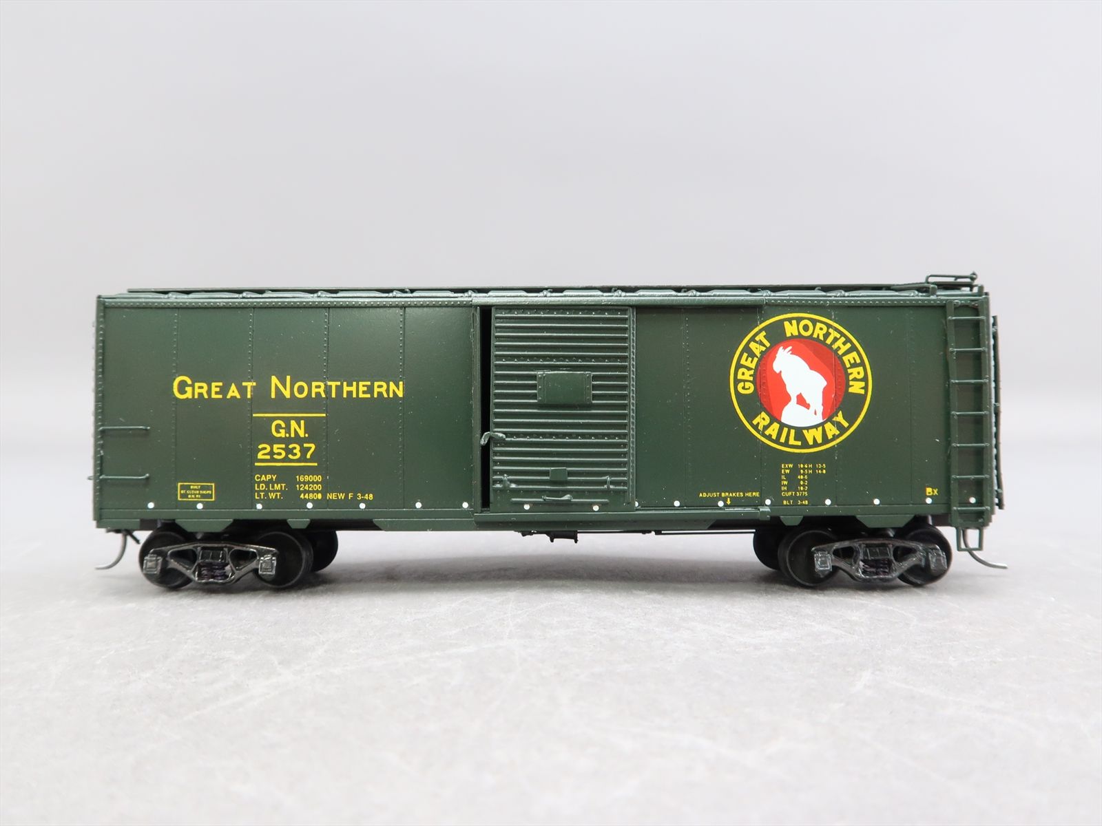 HO Brass Model - PSC GN Great Northern Steel Boxcar #2537 - Custom - D ...