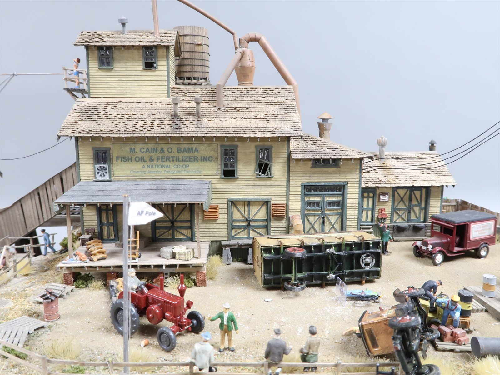 HO 1:87 FSM 18 x 24 Diorama - Pro Built by M. Cain & O. Bama - Kit Bash ...