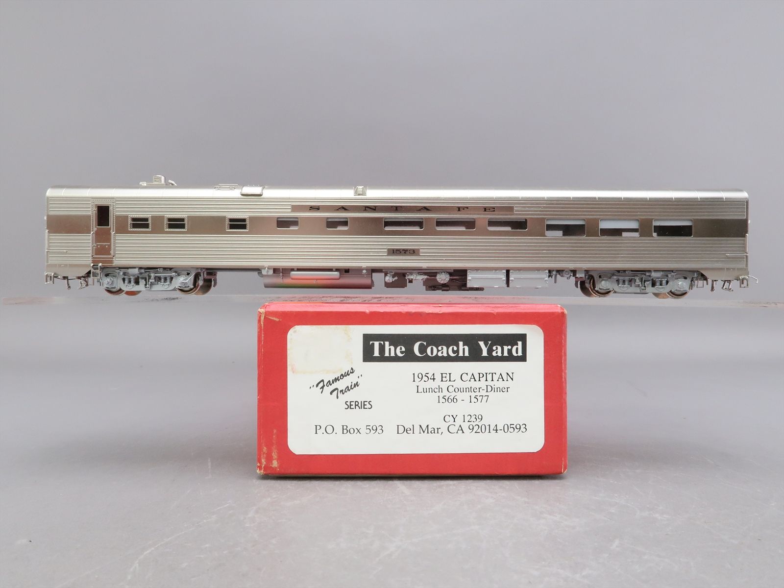 HO Brass Model - TCY 1239 SINGLE CAR ONLY AT&SF Santa Fe 1954 El ...