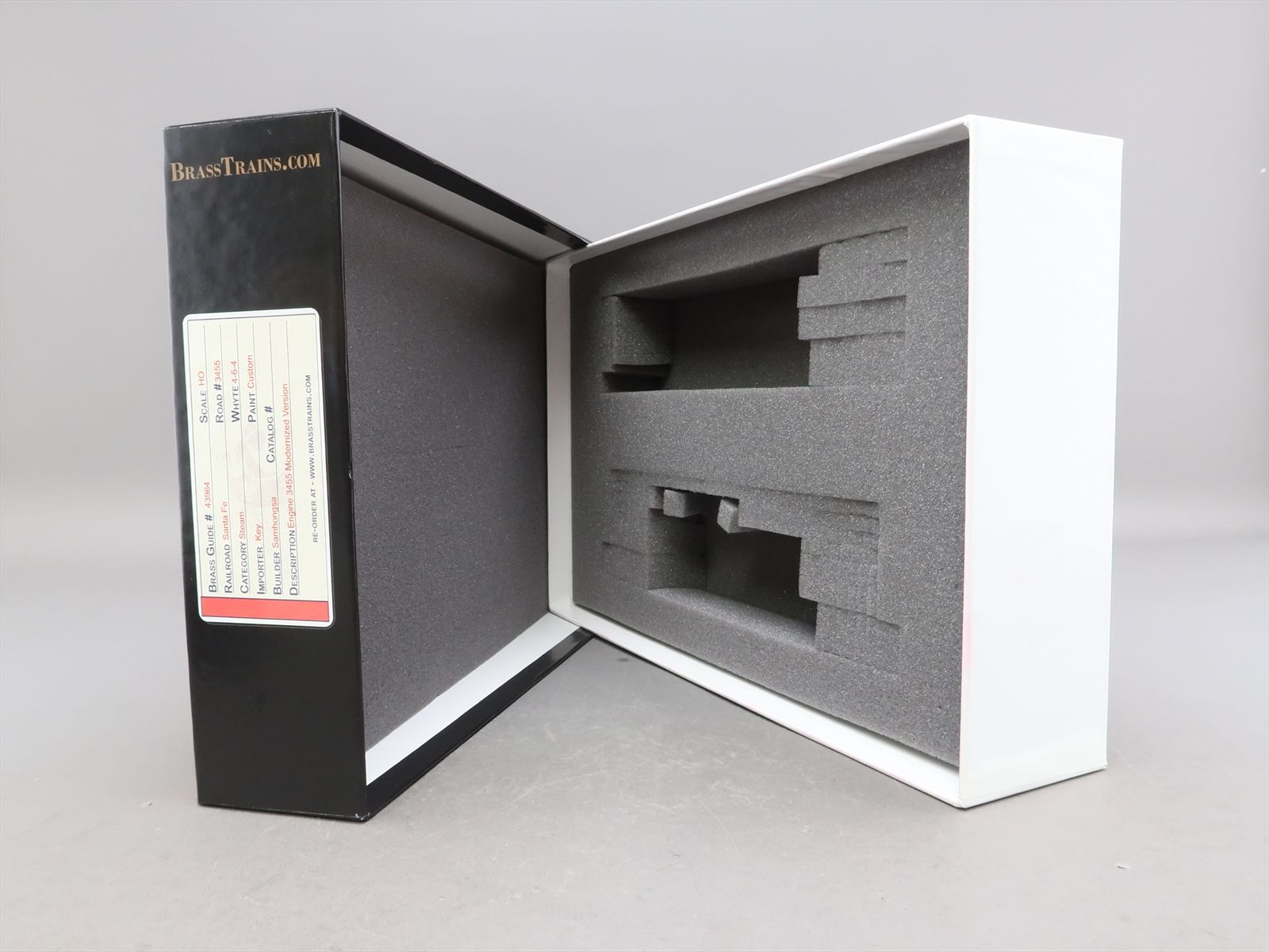 HO Brass Model - Key AT&SF Santa Fe 4-6-4 #3455 Oil Tender - Custom by Matt Callahan - 1977 Run ...