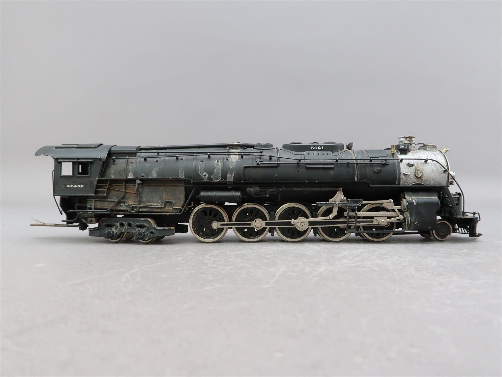 HO Brass Model - PFM AT&SF Santa Fe 2-10-4 Texas #5021 - F/P + Lettered ...