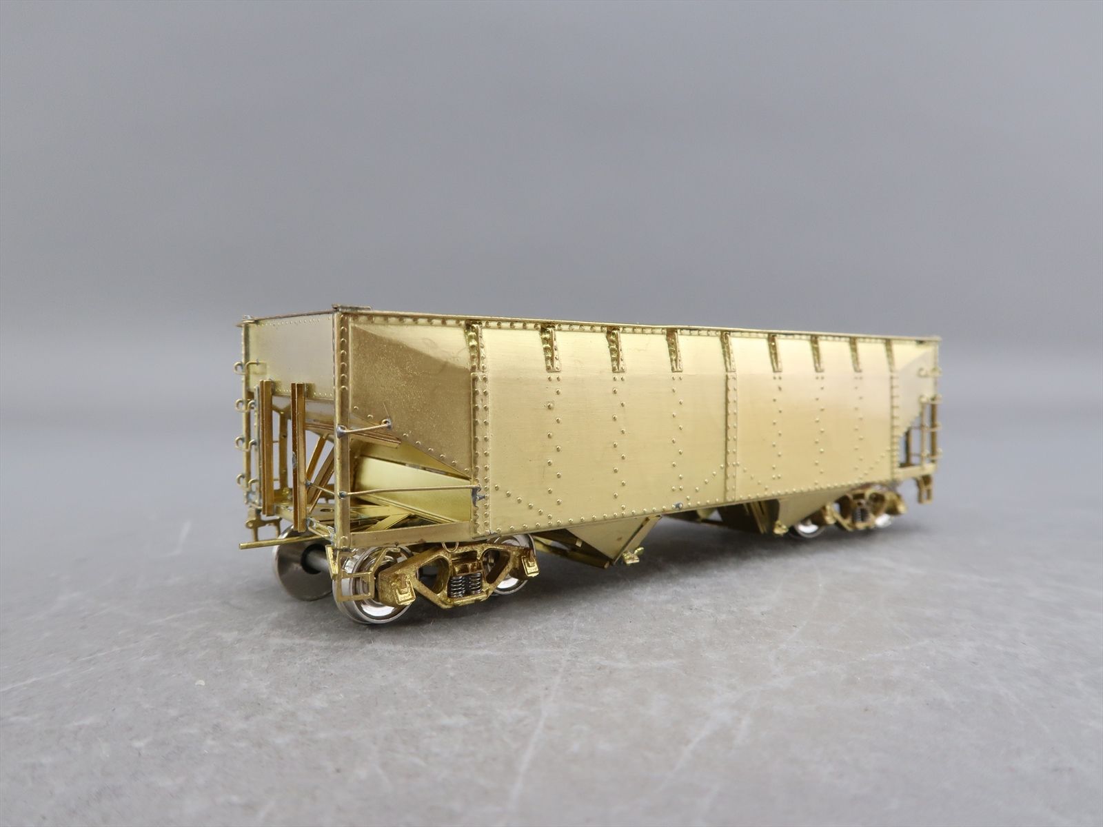 HO Brass Model - OMI 3051 C&O Chesapeake & Ohio 2 Bay Hopper Flat End ...