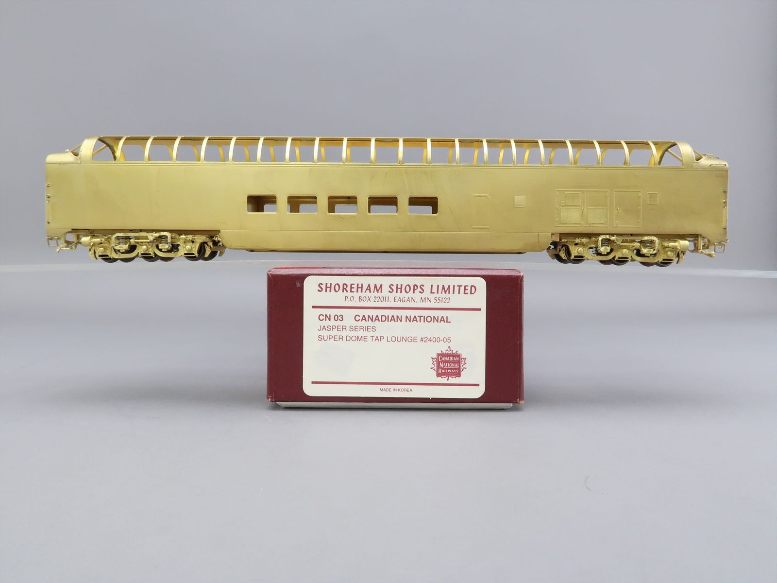 HO Brass Model - SSL CN03 CN CNR Canadian National Super Dome Tap ...